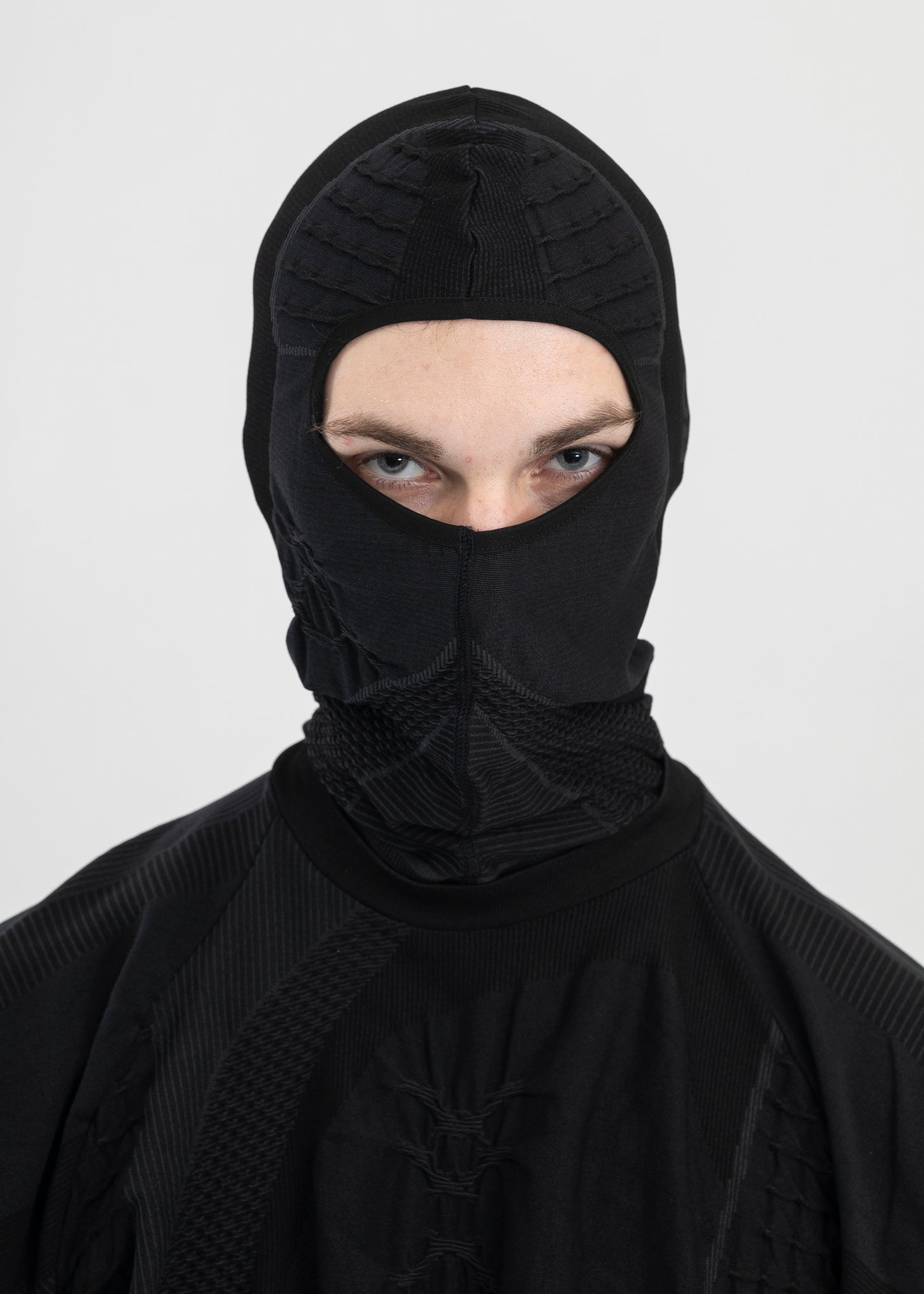 GREY BLACK BALACLAVA 3D KNIT – 017 Shop