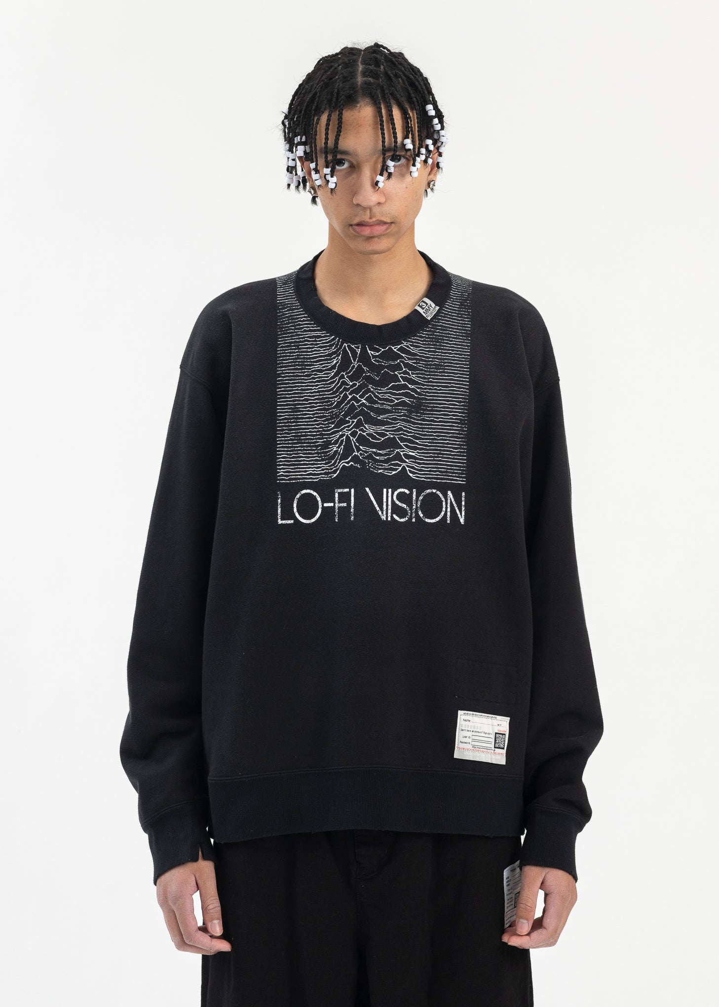 BLACK SHIFT BACK PULLOVER – 017 Shop