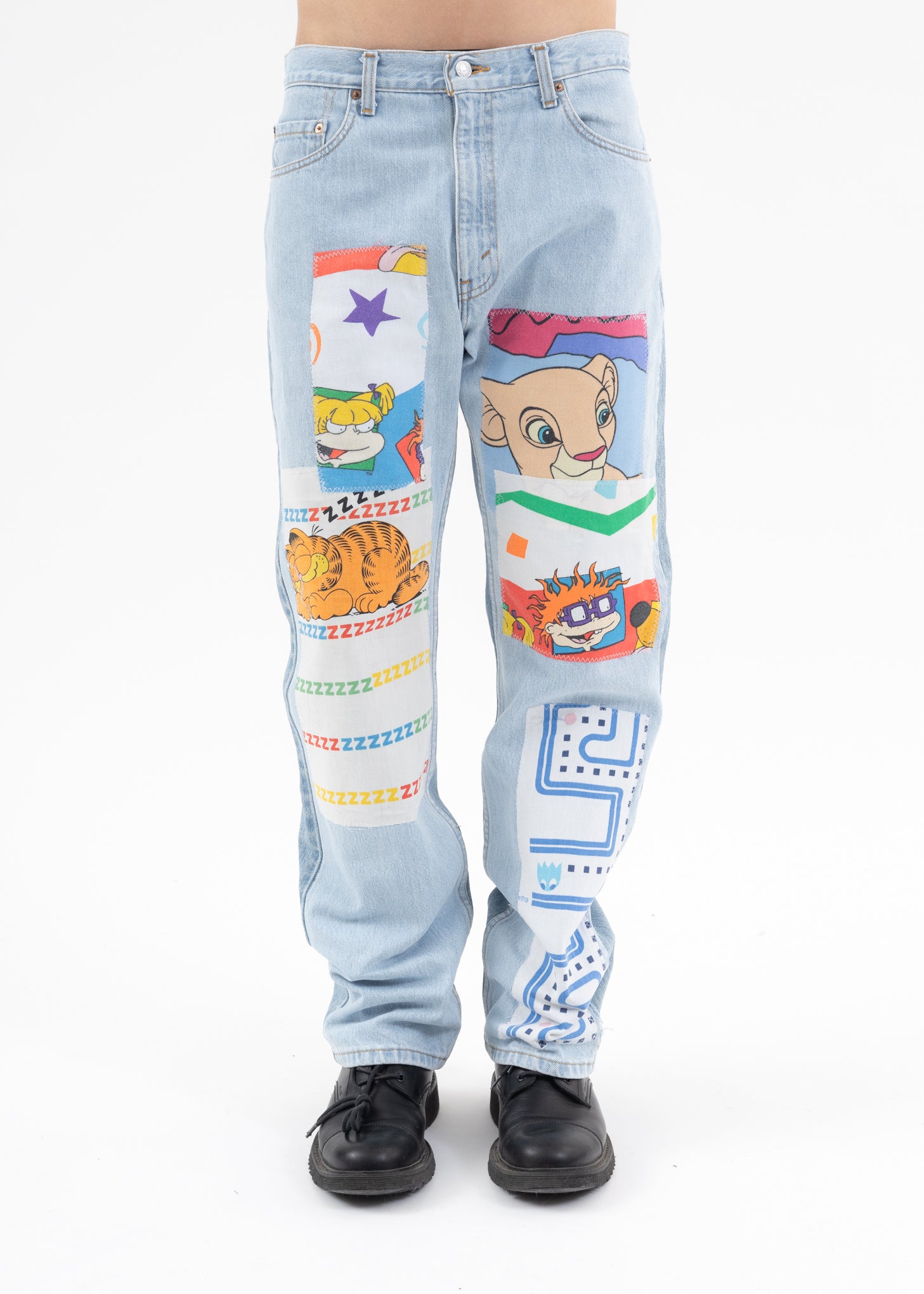 Collage Comic Pants -Style E – 017 Shop