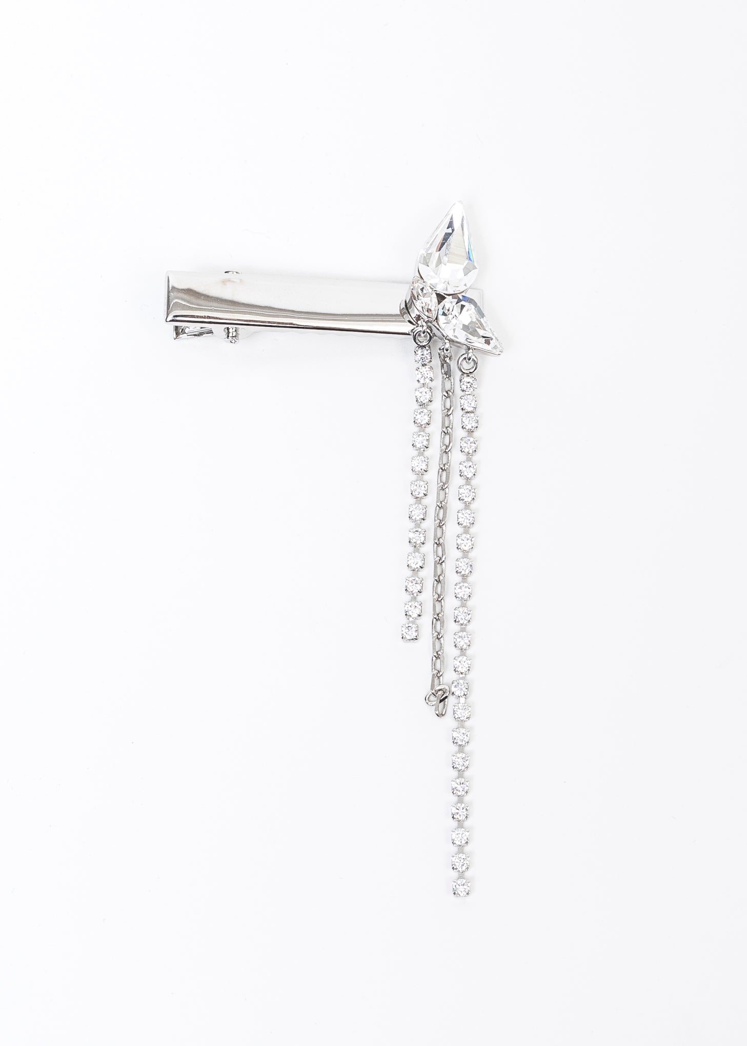Rhinestone Wing And Chains Hair Pin - Left – 017 Shop