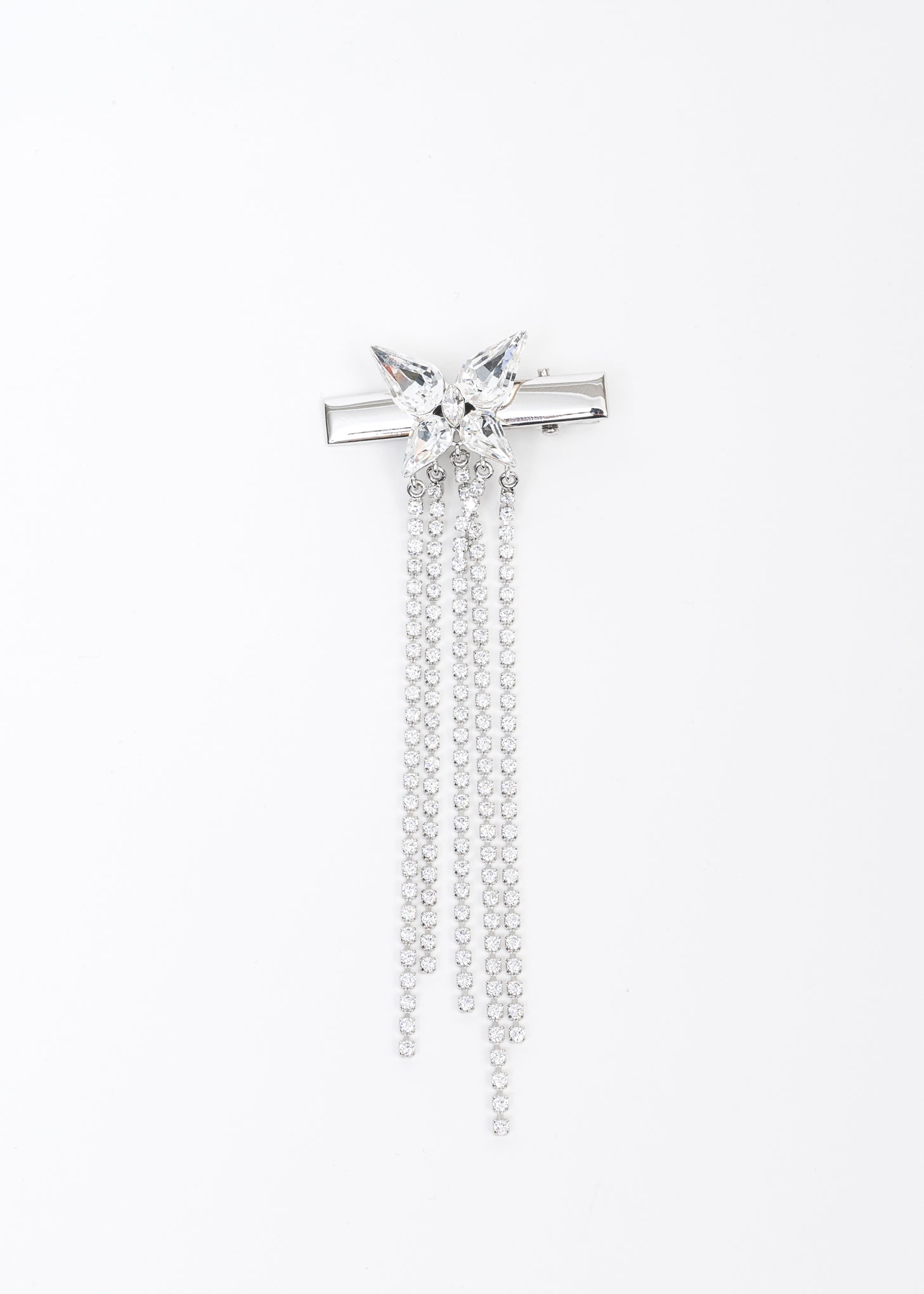 Rhinestone Butterfly And Chains Hair Pin – 017 Shop