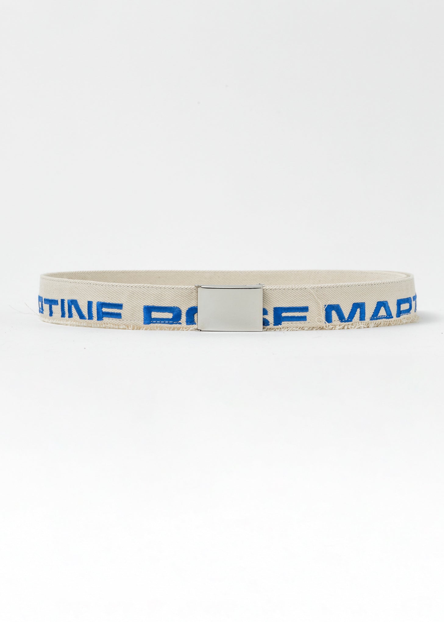 CREAM CANVAS BELT – 017 Shop