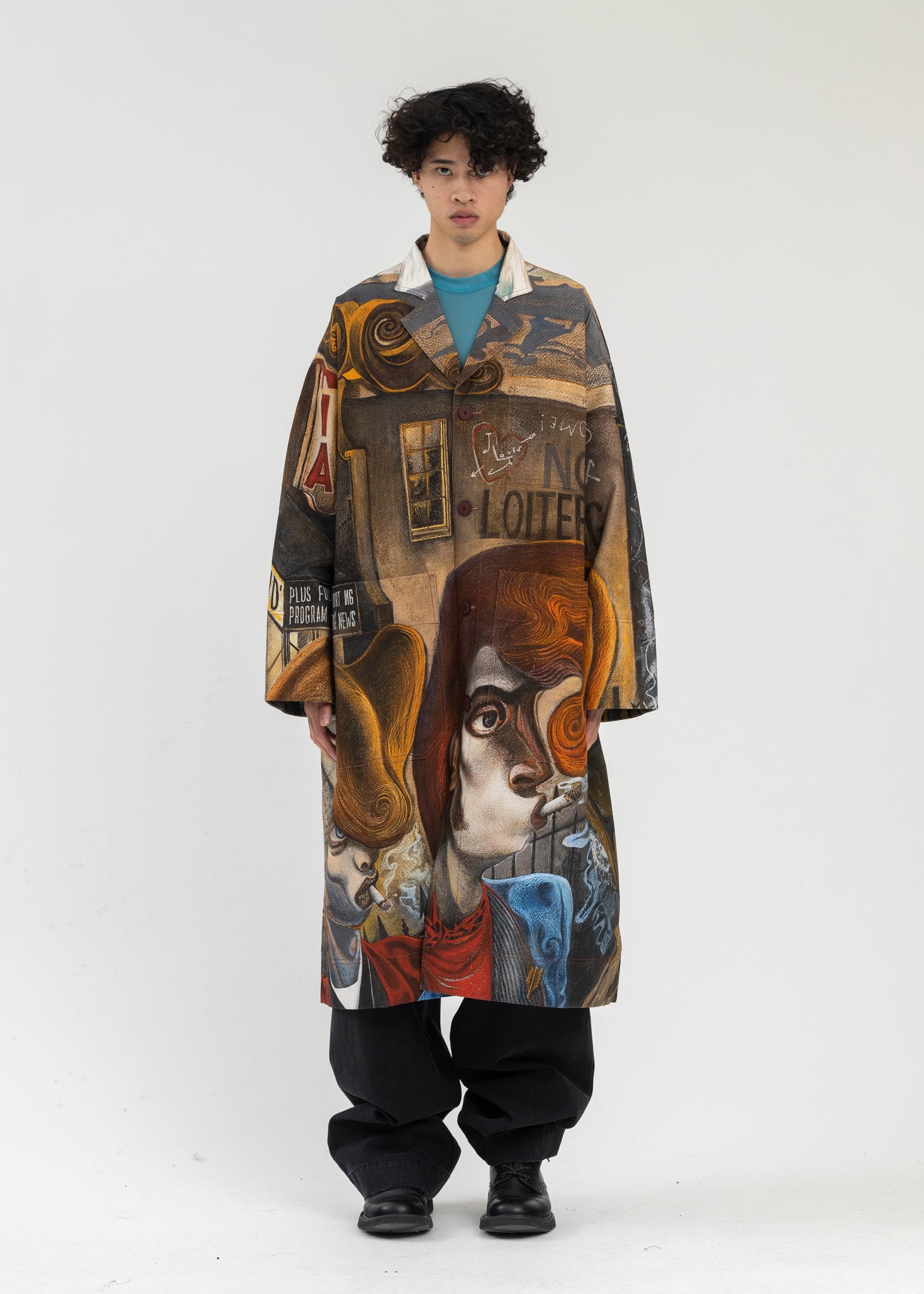 DEAD END PRINT ARTIST SMOCK COAT – 017 Shop