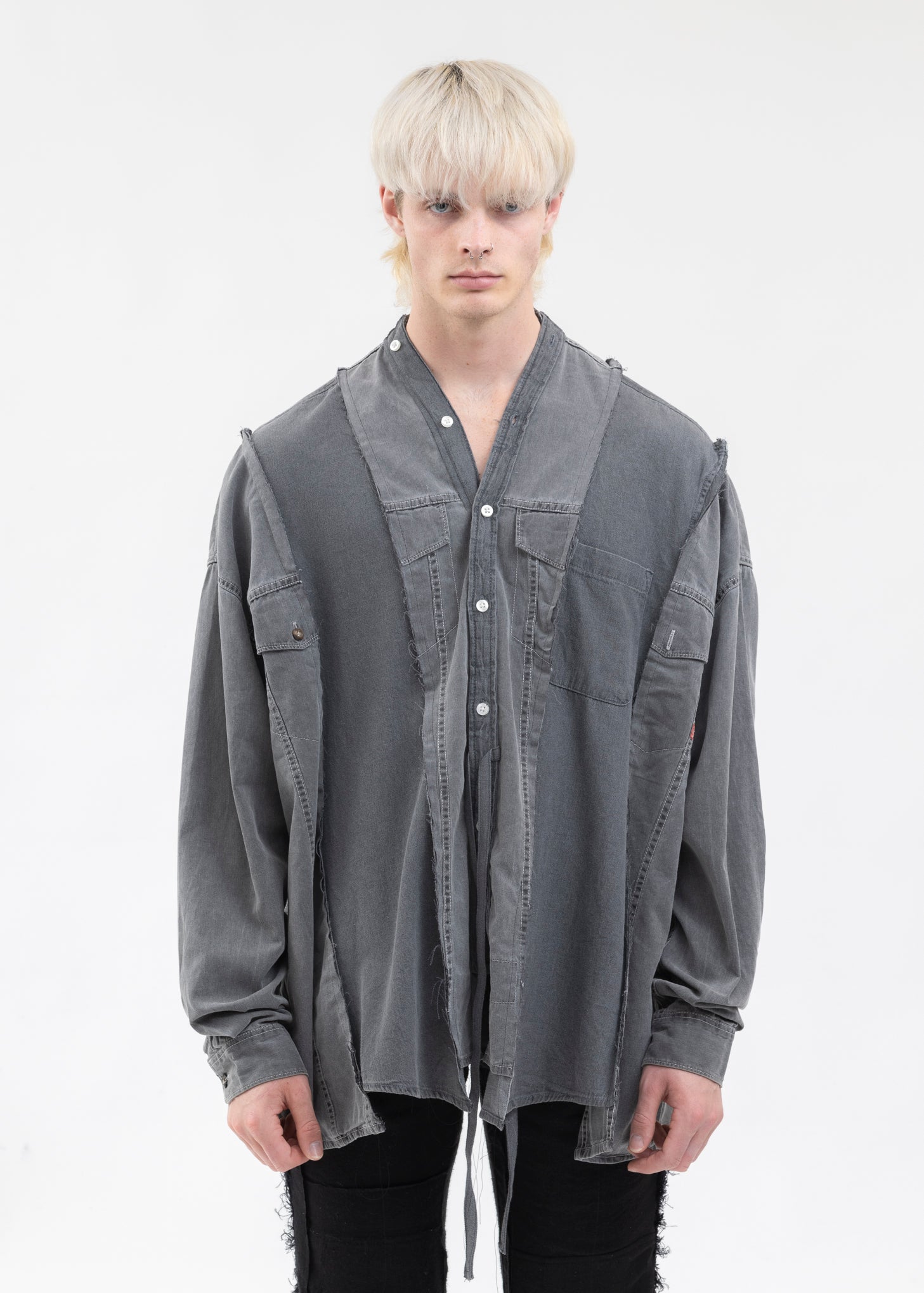 Black Docking Wide Denim Samue Shirts -Style 1 – 017 Shop