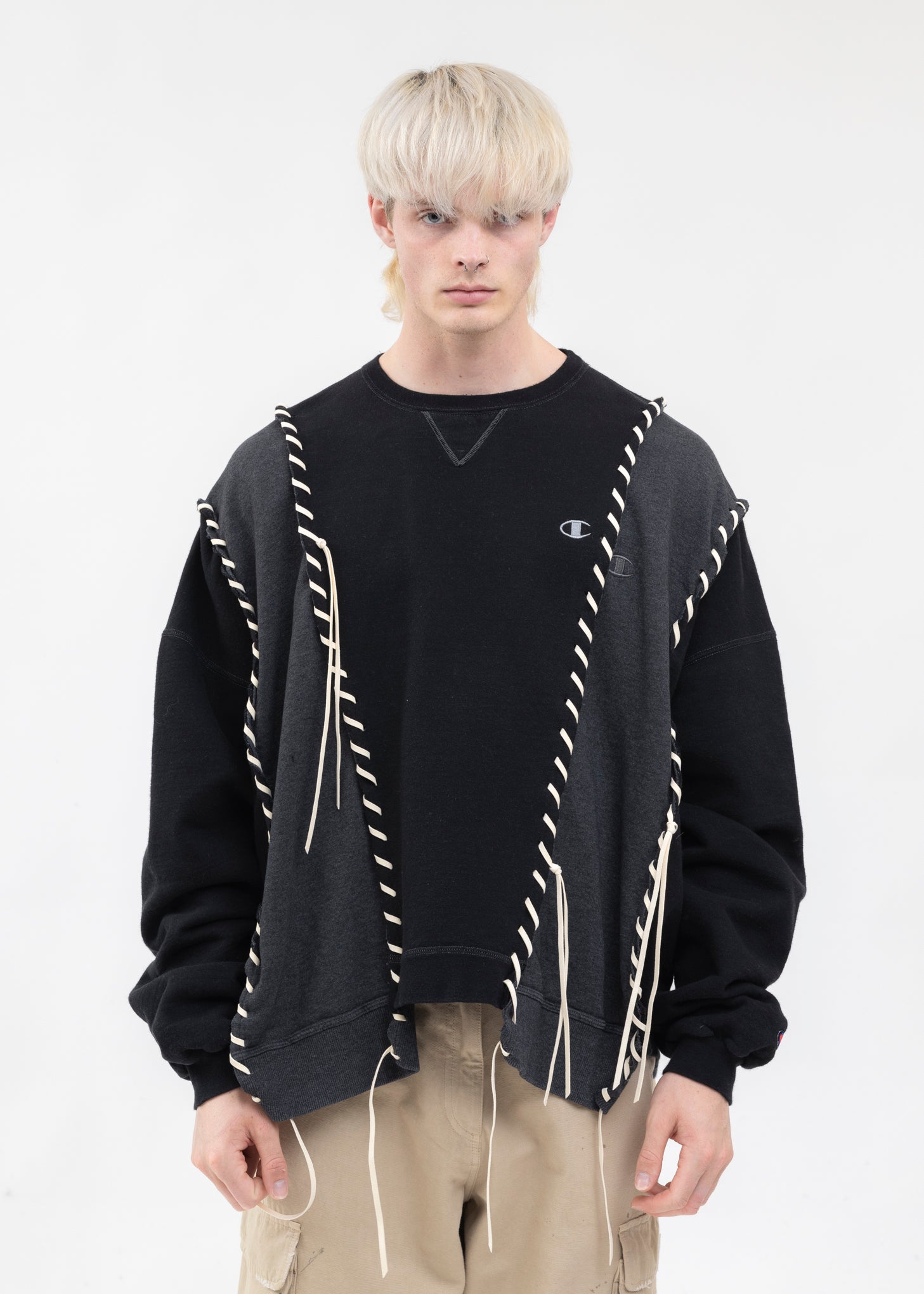 Black Looping Champ Sweat -Style 1 – 017 Shop