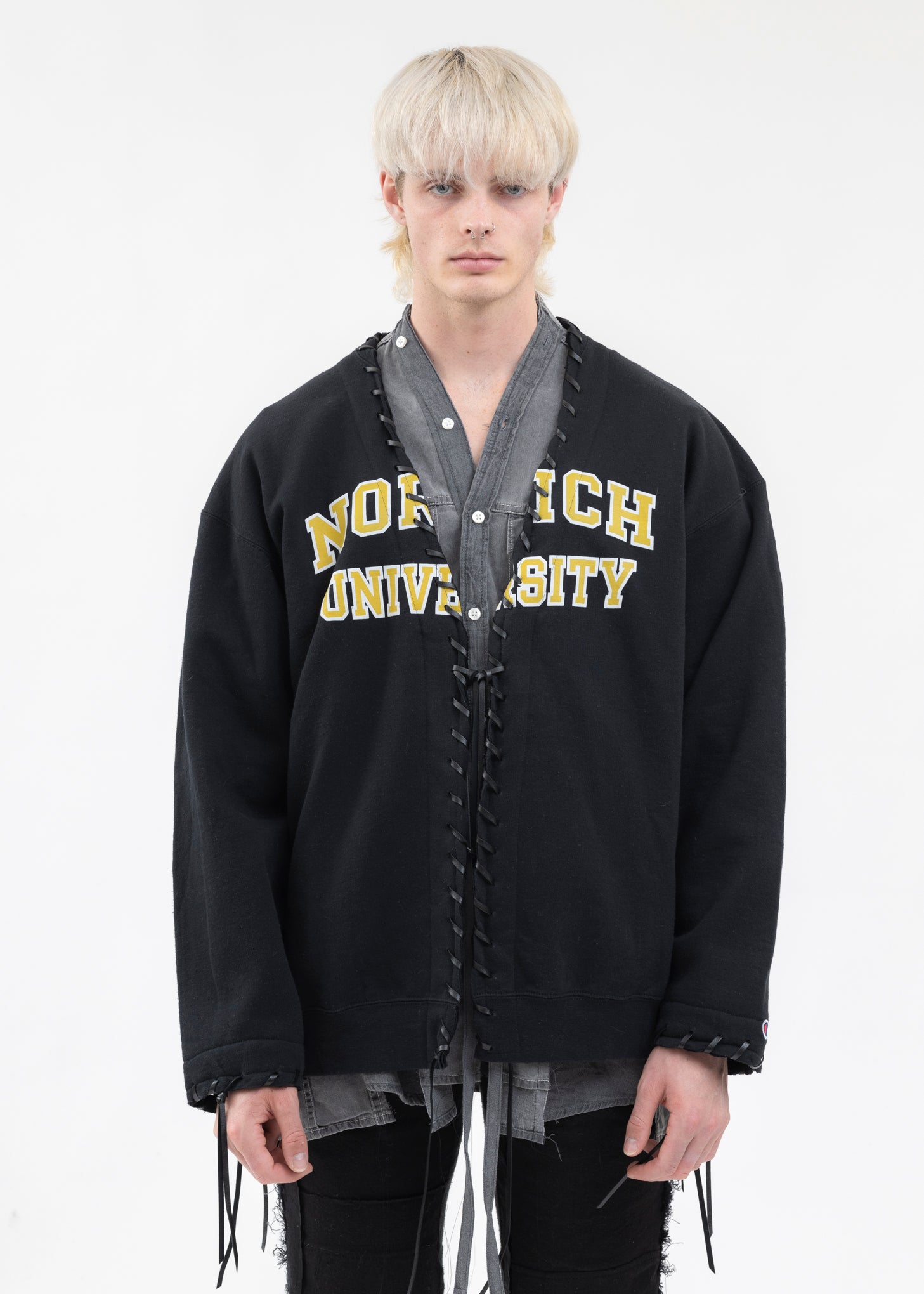 Black Looping College Sweat -Style 1 – 017 Shop