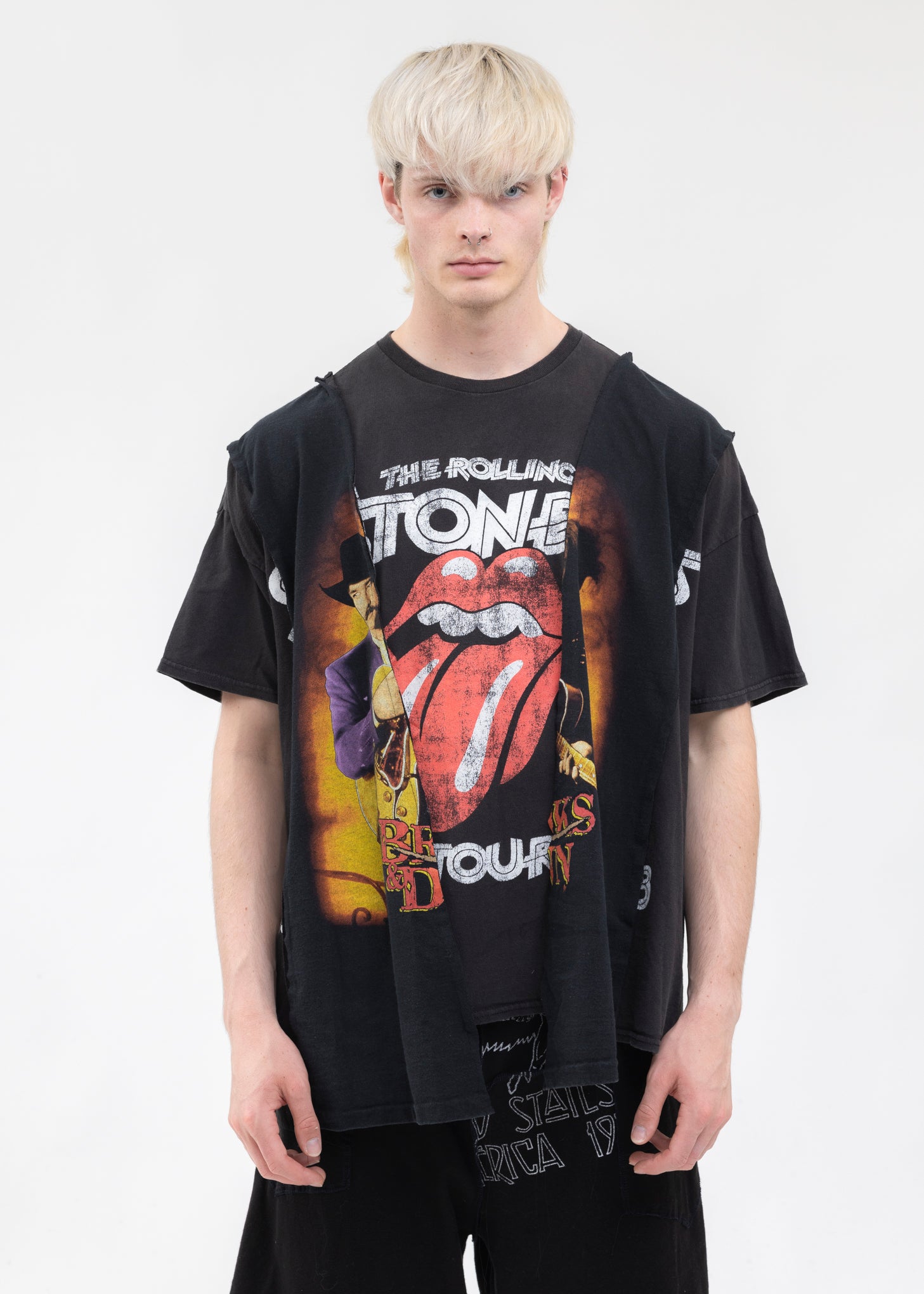 Black Wide Band Tee - Style 3 – 017 Shop