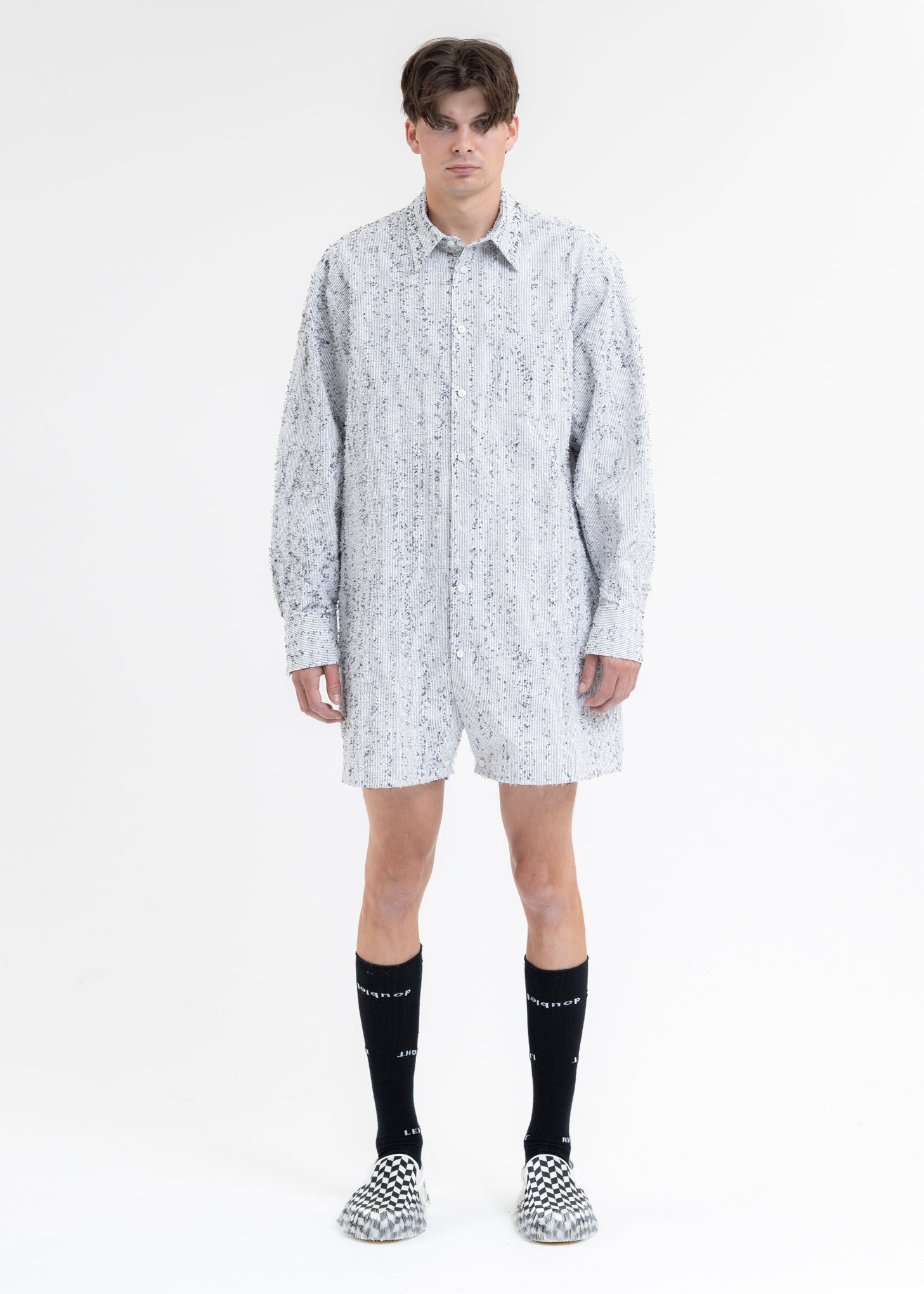 BLACK AND WHITE STUFFED SHIRT COSTUME – 017 Shop