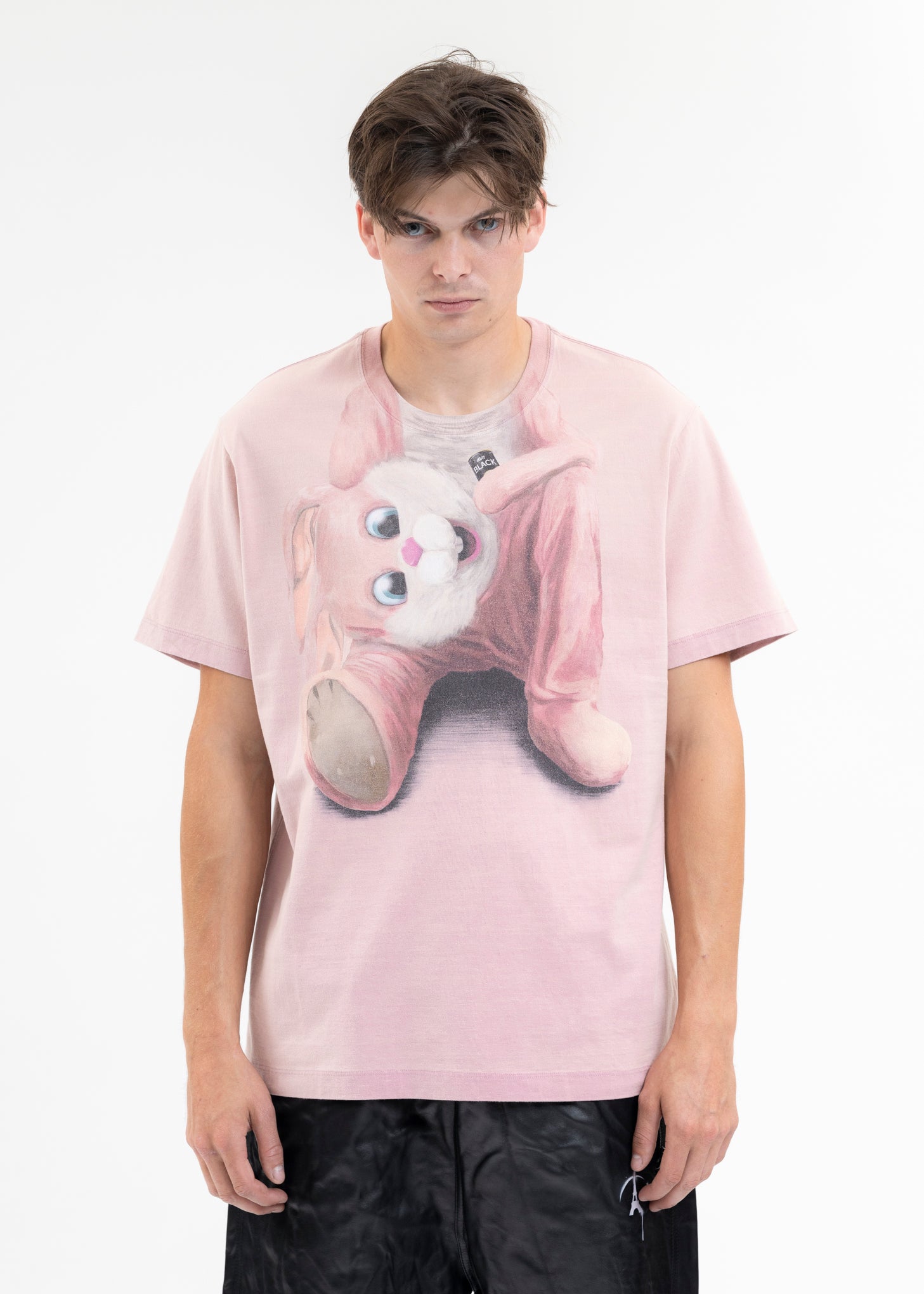 PINK STUFFED RABBIT DURING BREAK T-SHIRT – 017 Shop