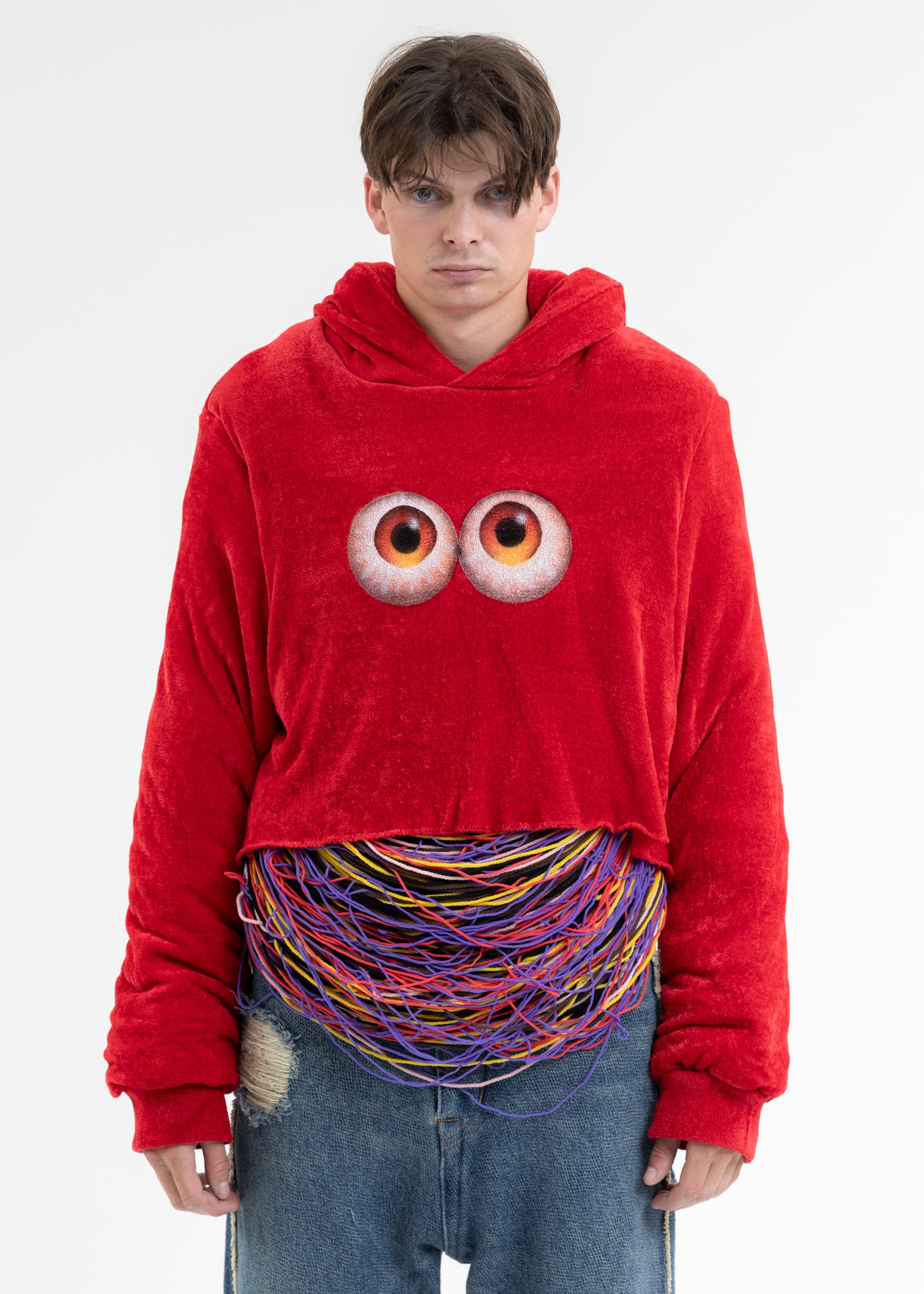 RED BURST HOODIE – 017 Shop