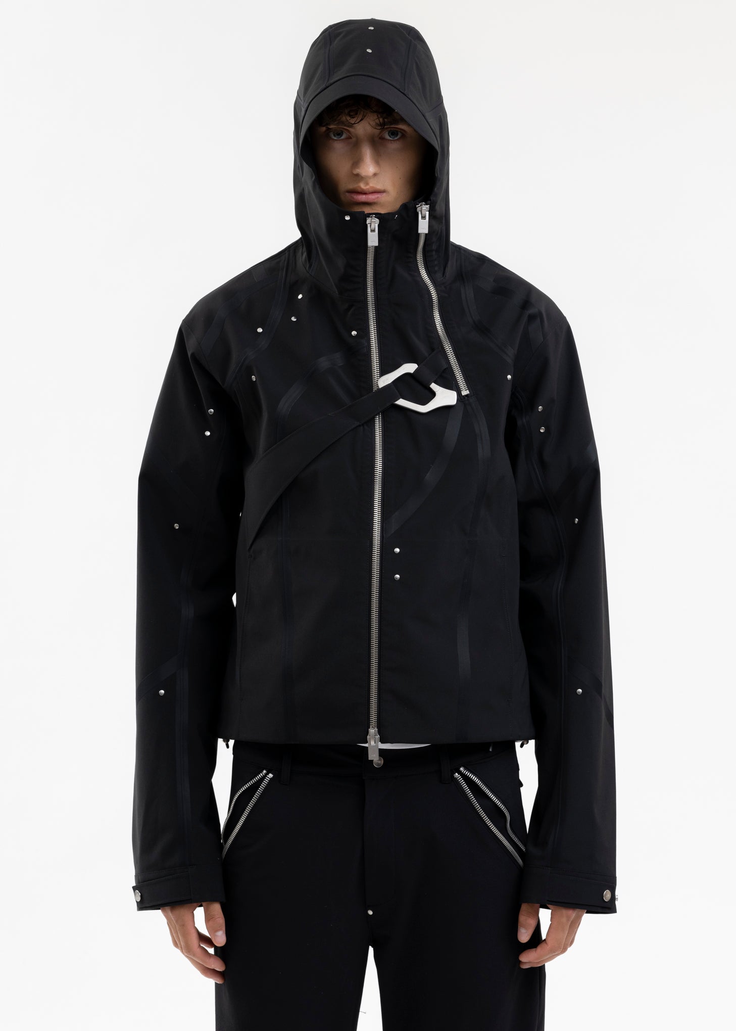 BLACK CLOISTERD TECHNICAL JACKET – 017 Shop