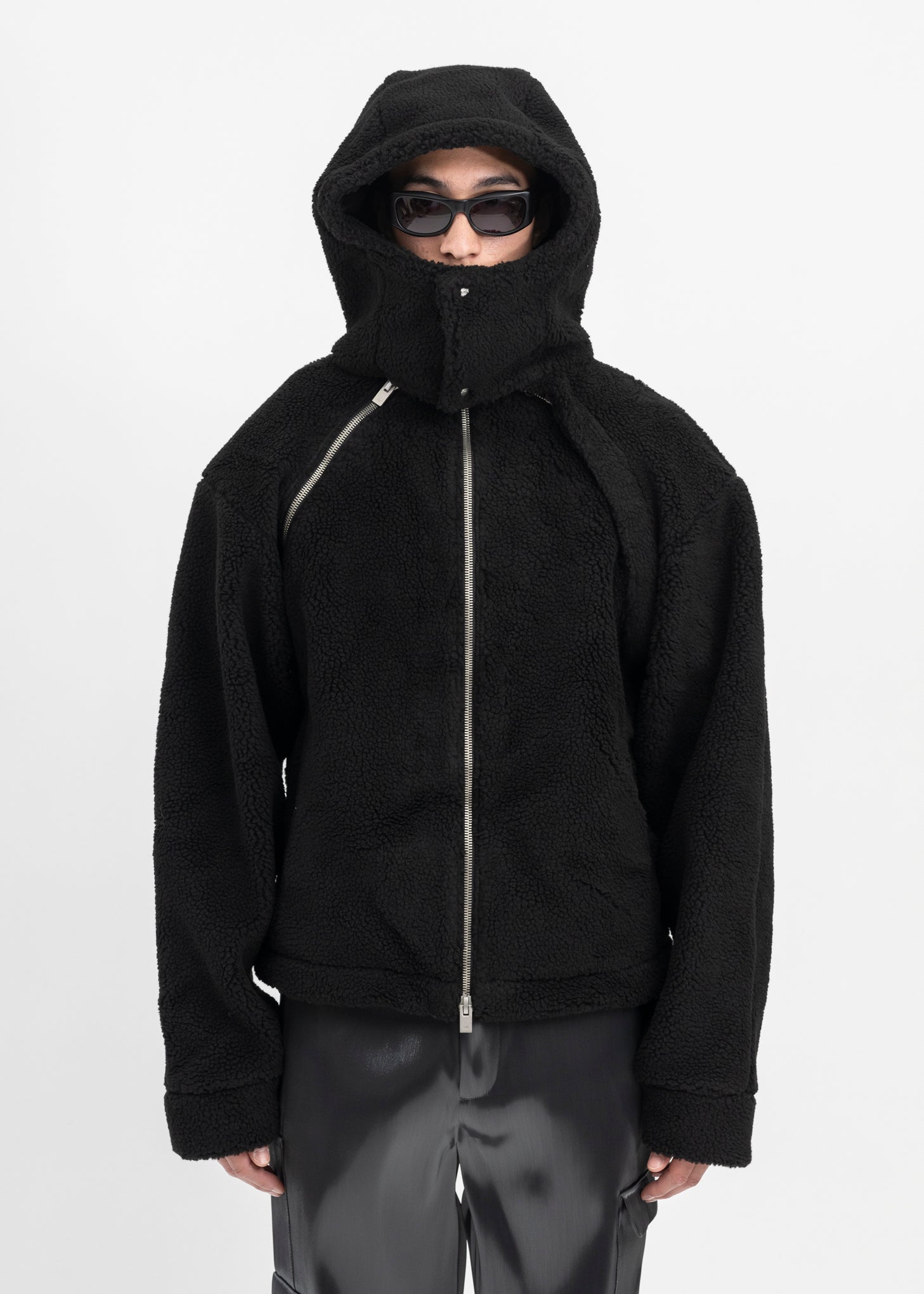 BLACK TRUSS FLEECE JACKET – 017 Shop