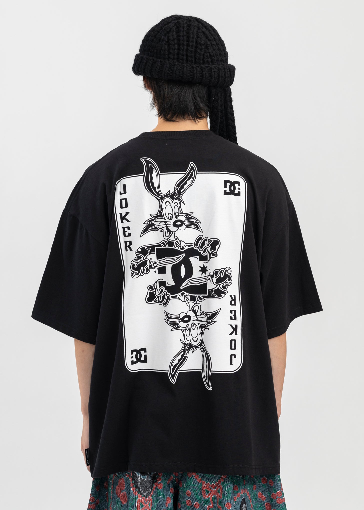 BLACK SHORT SLEEVE WIDE TEE COLLAB WITH DC SHOES ANARCHY – 017 Shop