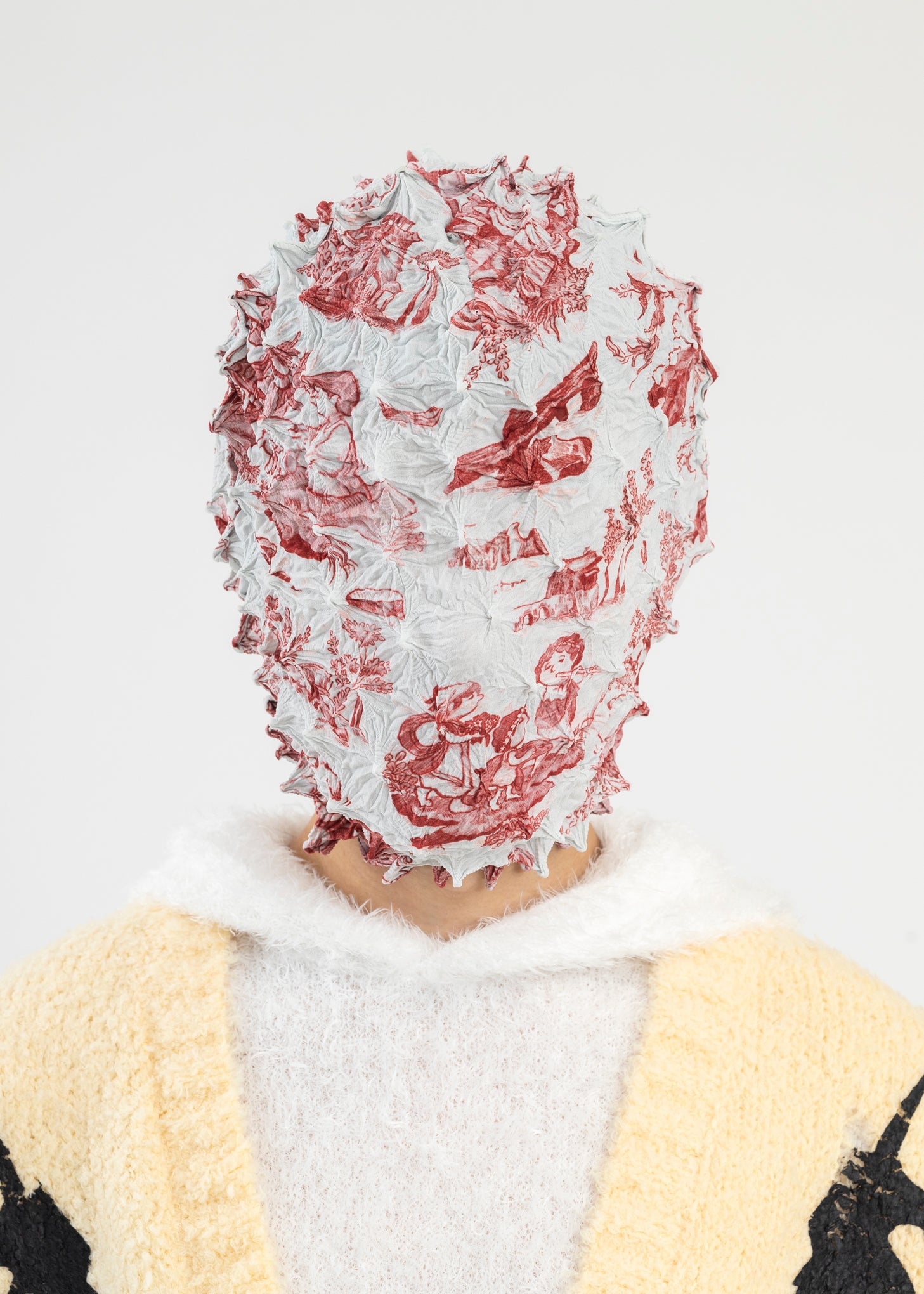 RED COMIC TOILE DE JOUY SPIKY MASK – 017 Shop