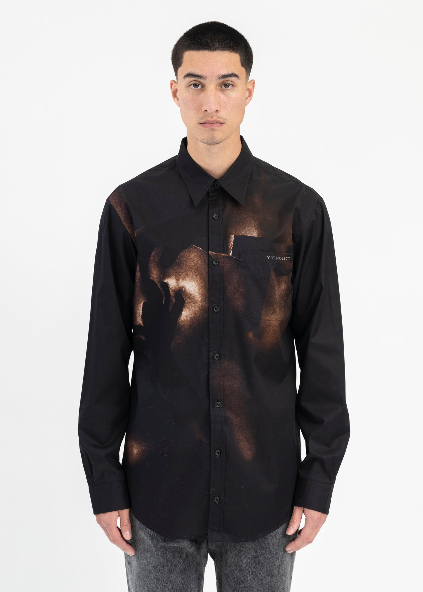 BLACK BODY COLLAGE SHIRT – 017 Shop