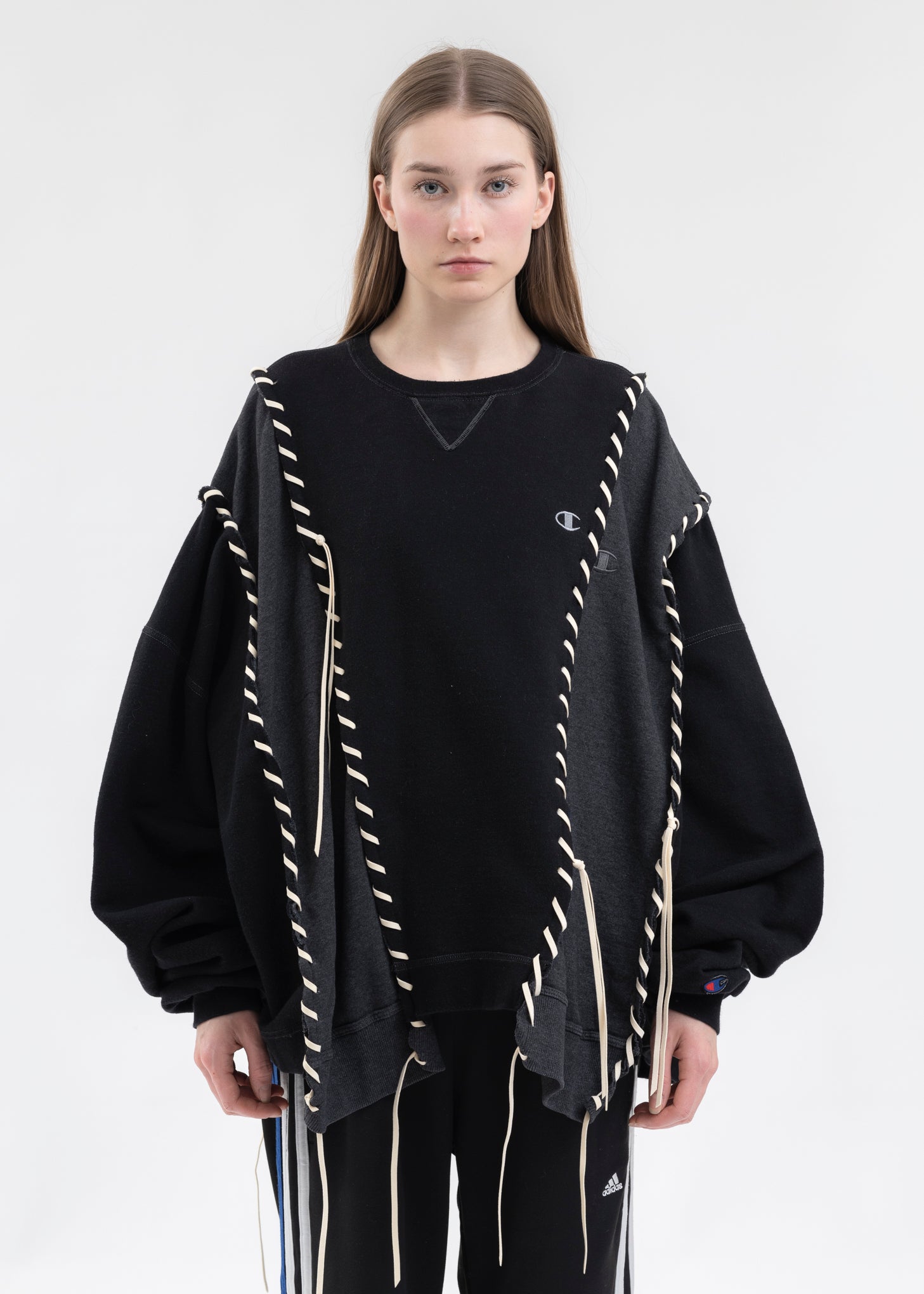 Black Looping Champ Sweat -Style 1 – 017 Shop