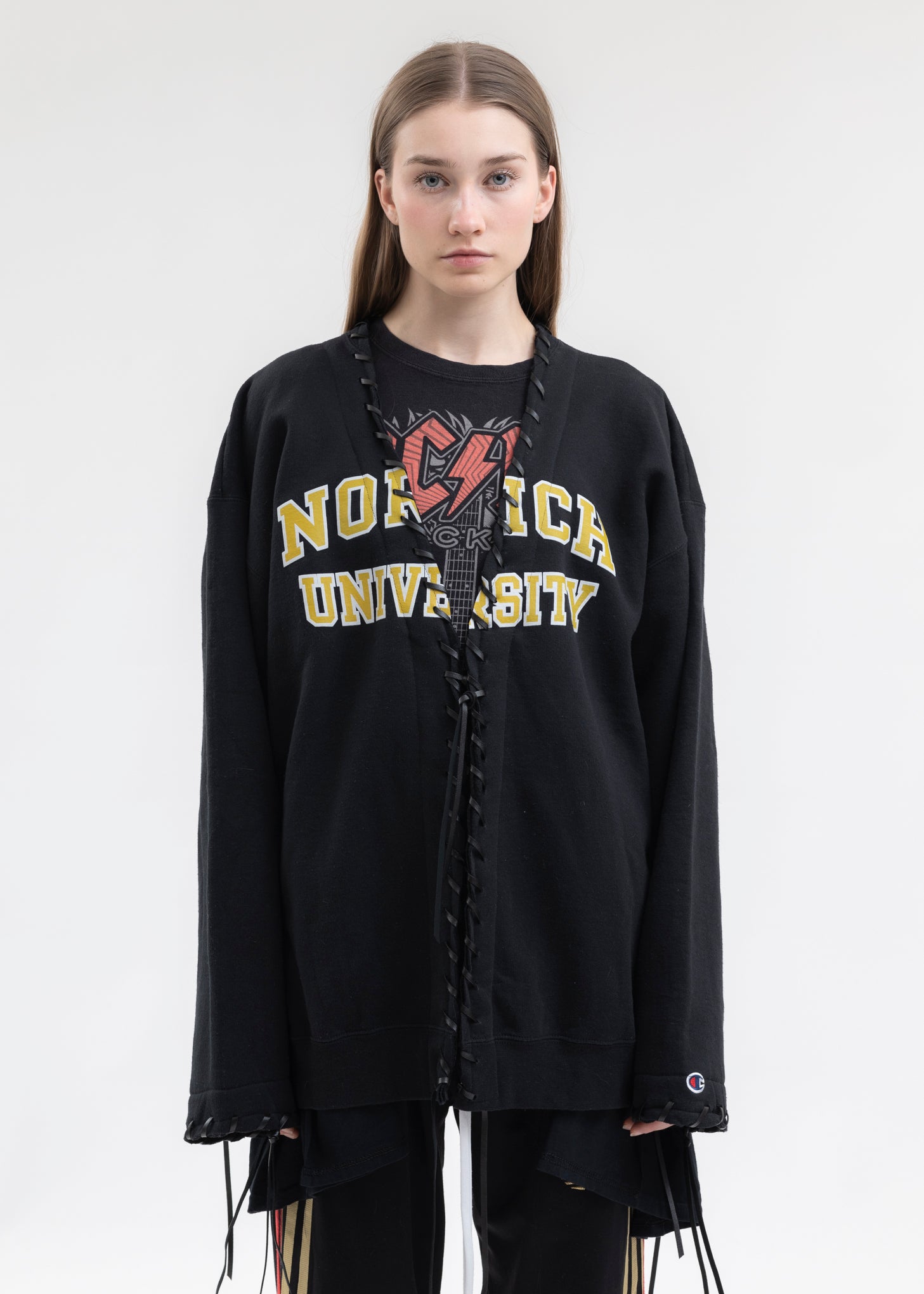Black Looping College Sweat -Style 1 – 017 Shop