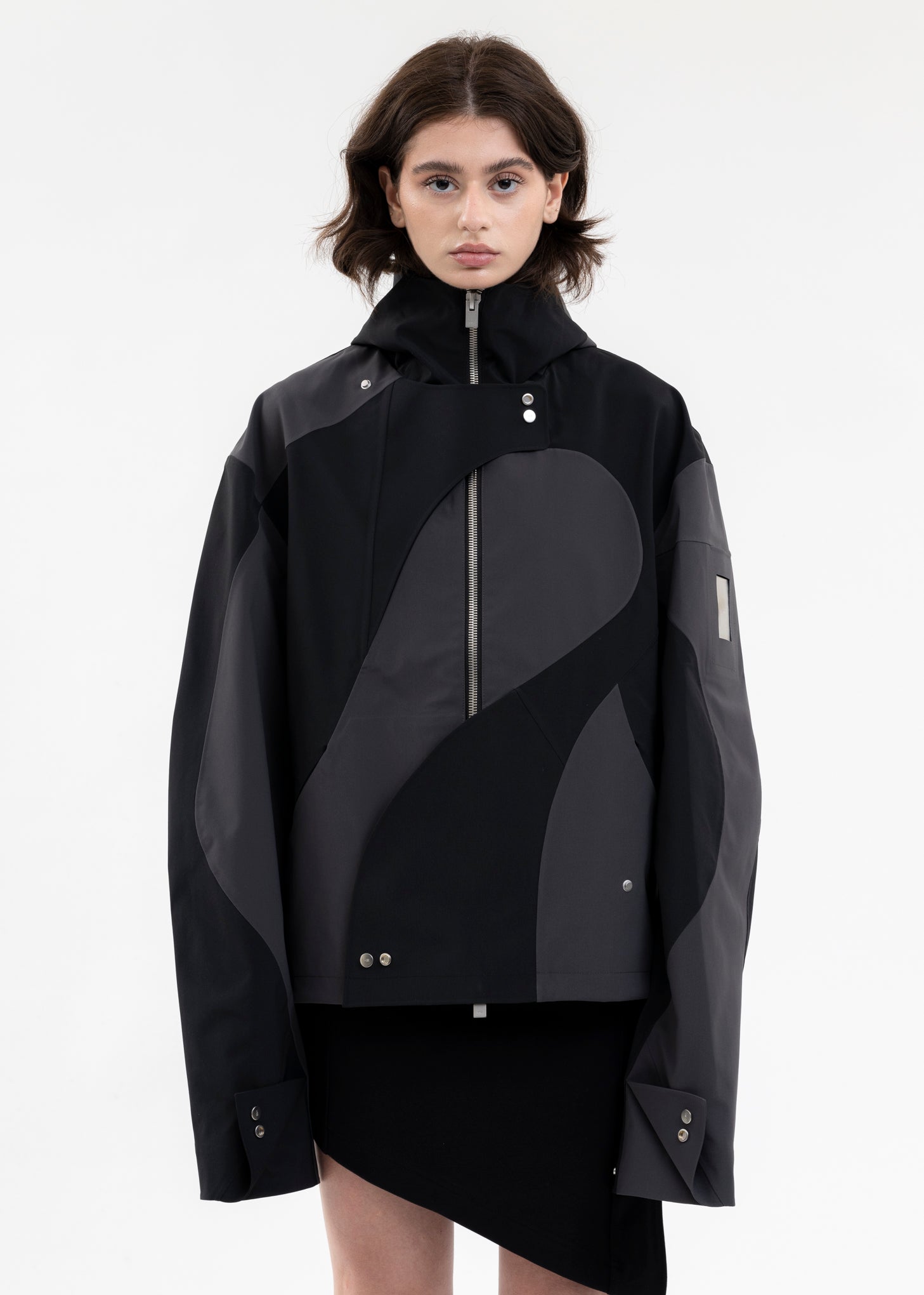 BLACK TRIDENT TECHNICAL JACKET – 017 Shop