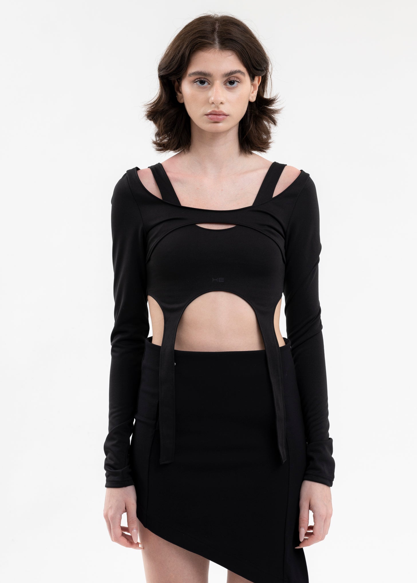 BLACK ARID HARNESS TOP – 017 Shop