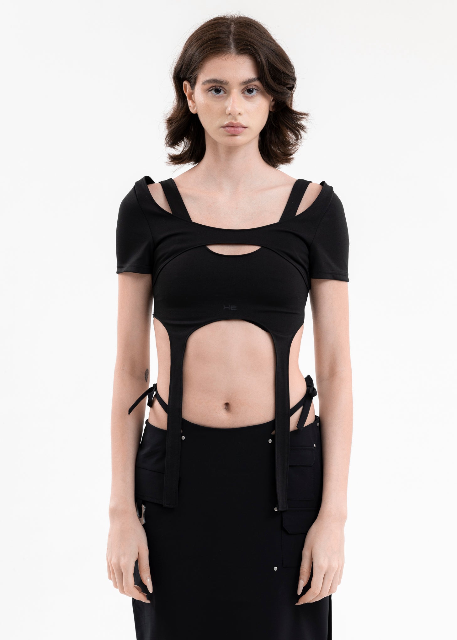 BLACK HAIL HARNESS TOP – 017 Shop
