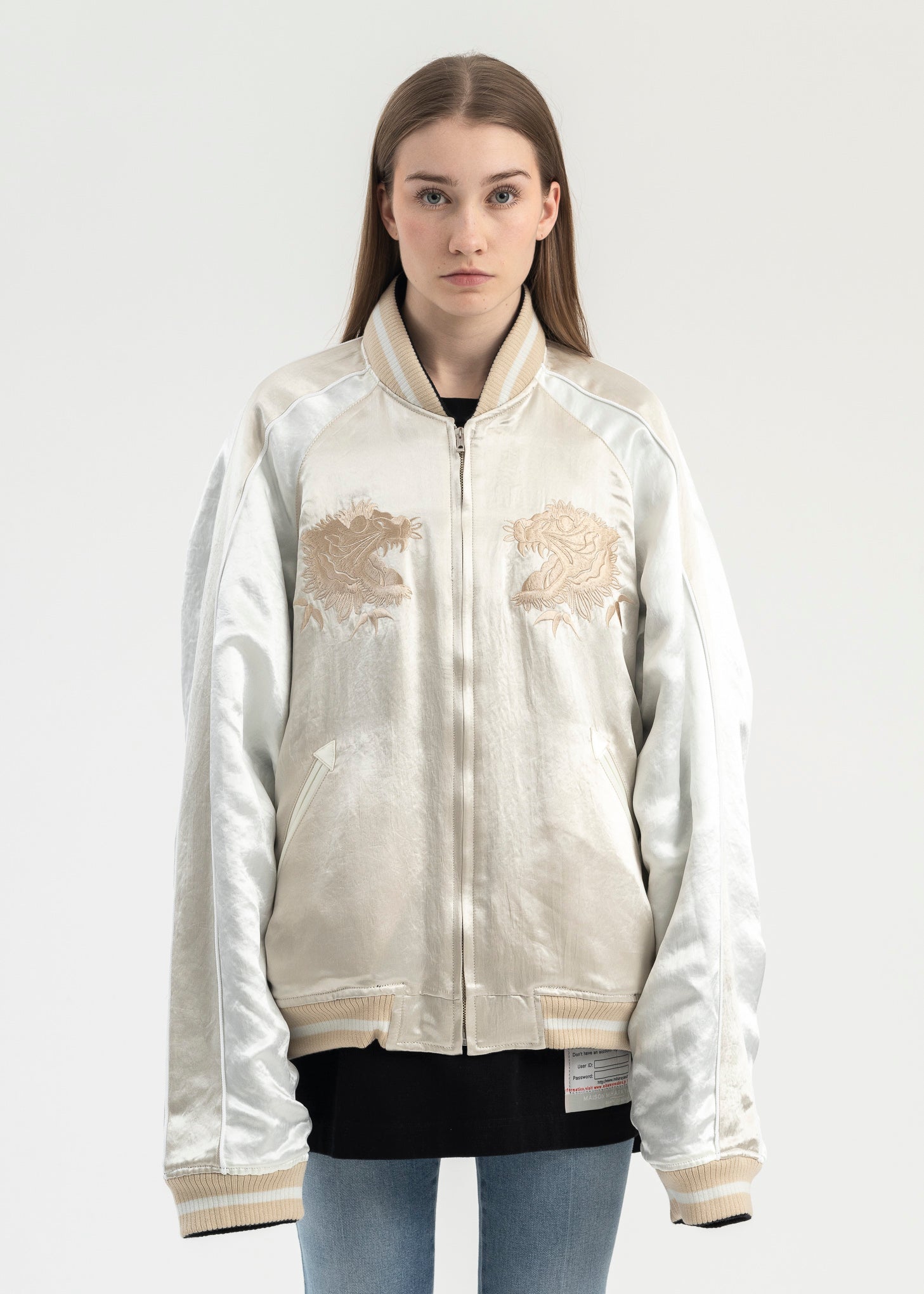 BLACK REVERSIBLE SOUVENIR JACKET – 017 Shop