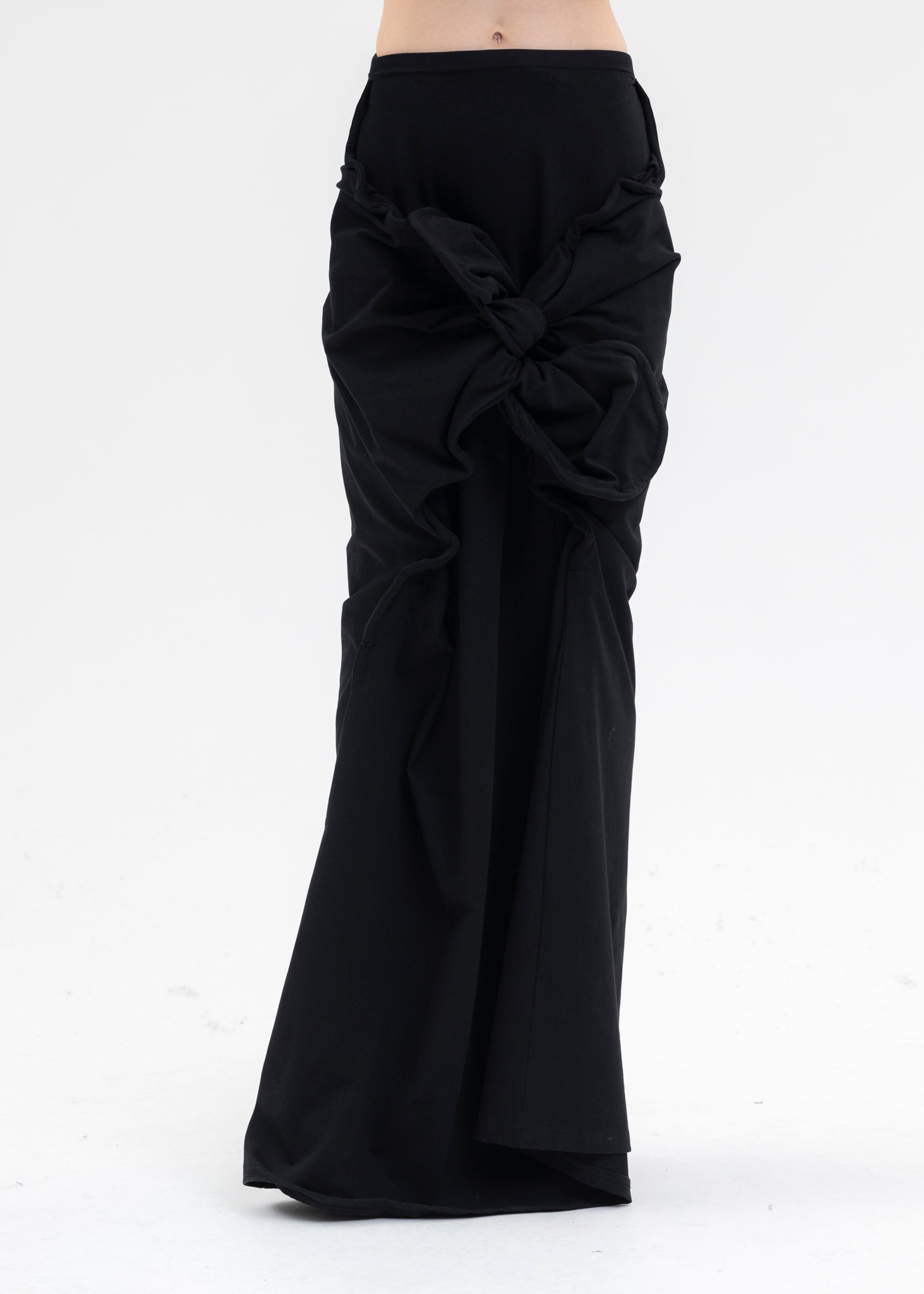 BLACK WIRE WRAP SKIRT – 017 Shop