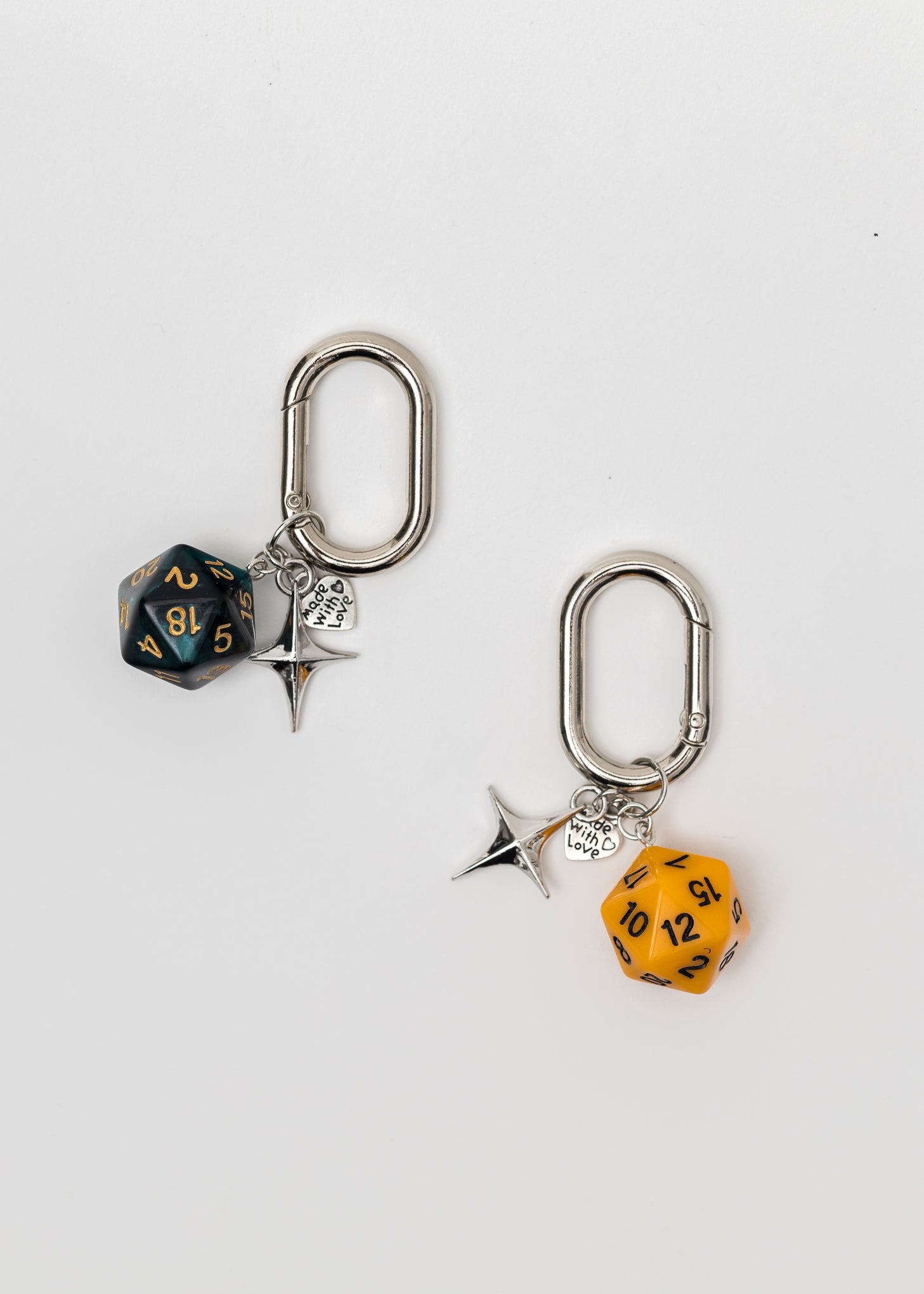 Single Dice Keyring – 017 Shop