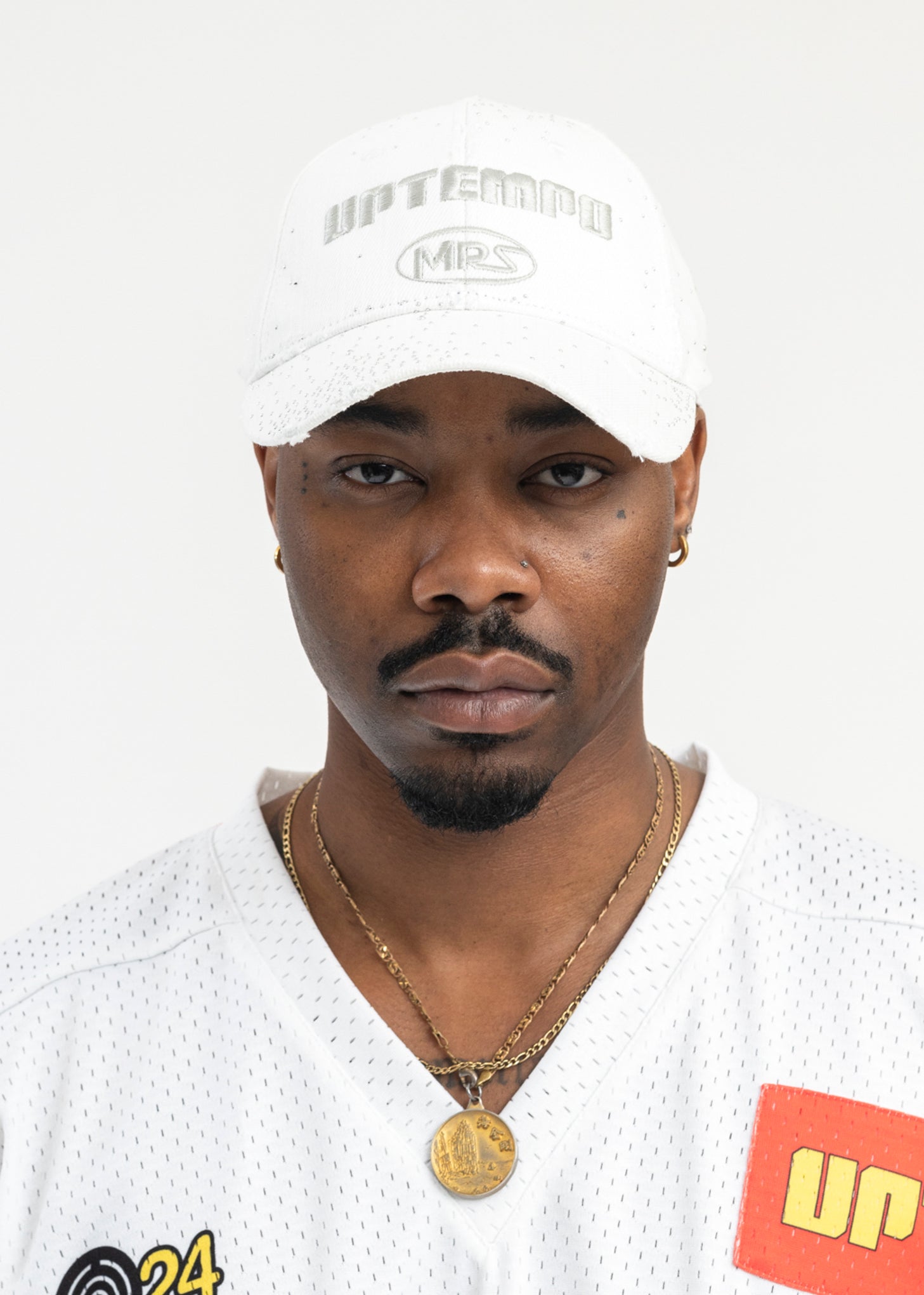 WHITE ROLLED BACK CAP – 017 Shop