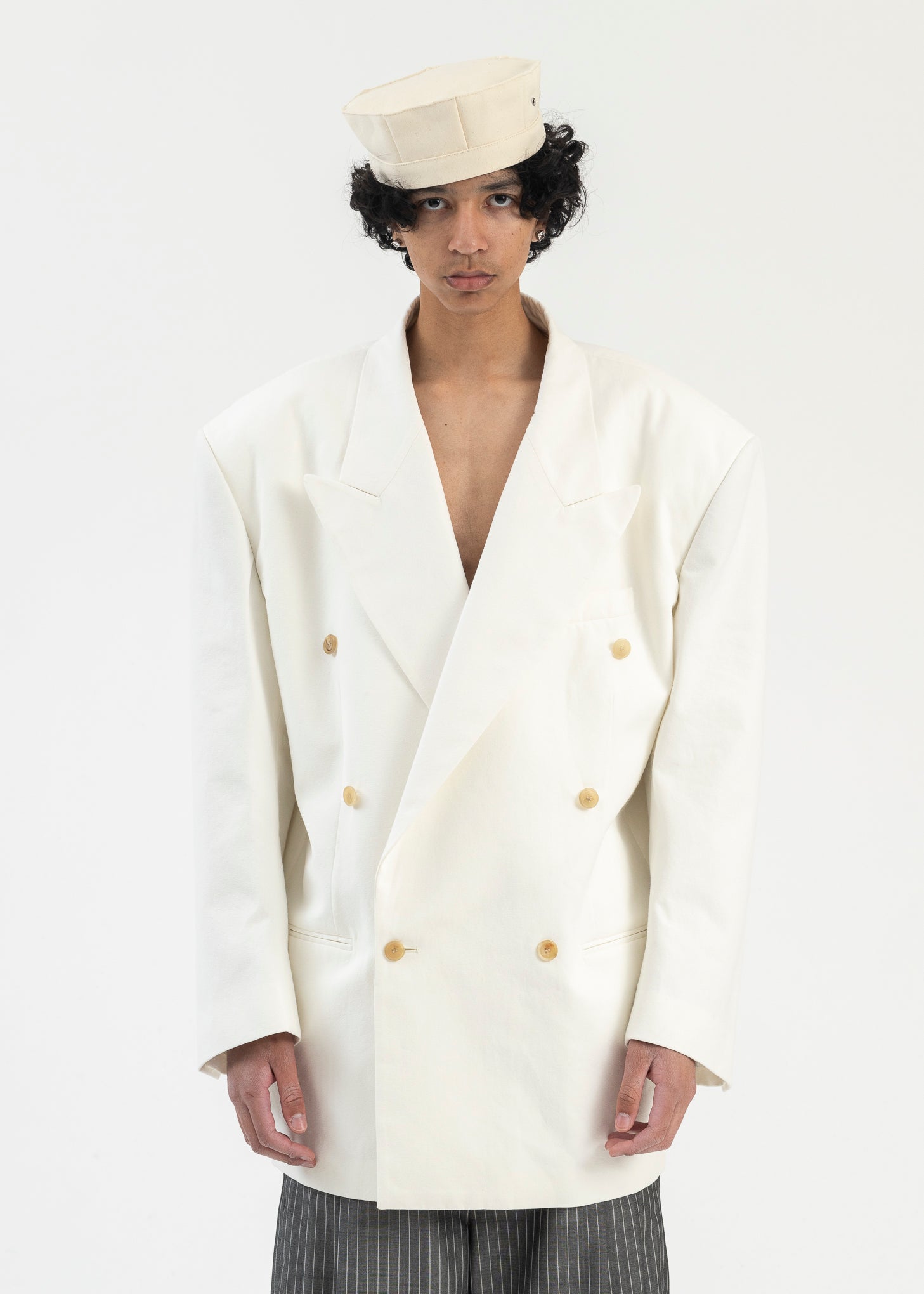 Nature Peaked Lapel Blazer – 017 Shop