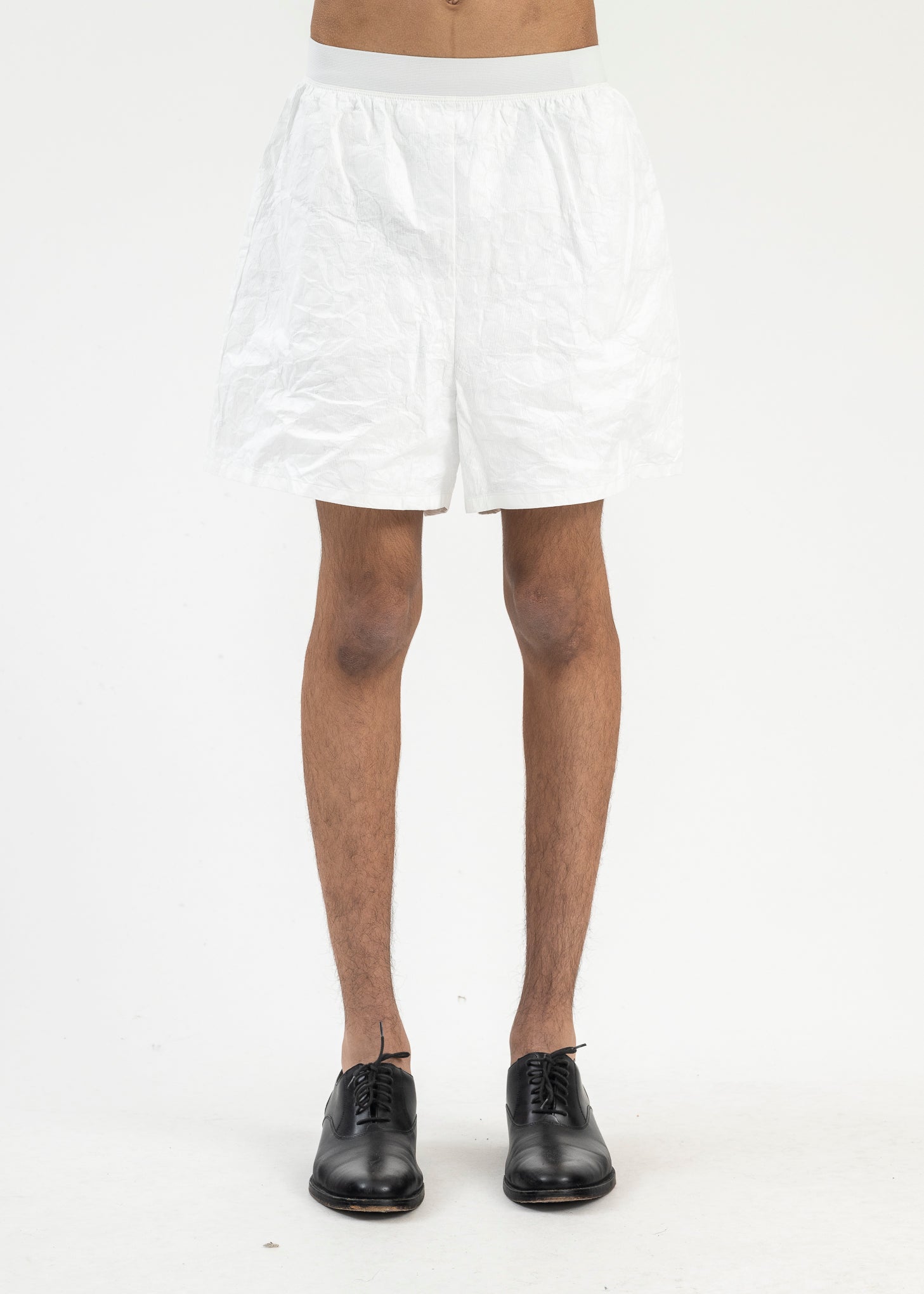 White Relax Crinkled Short – 017 Shop