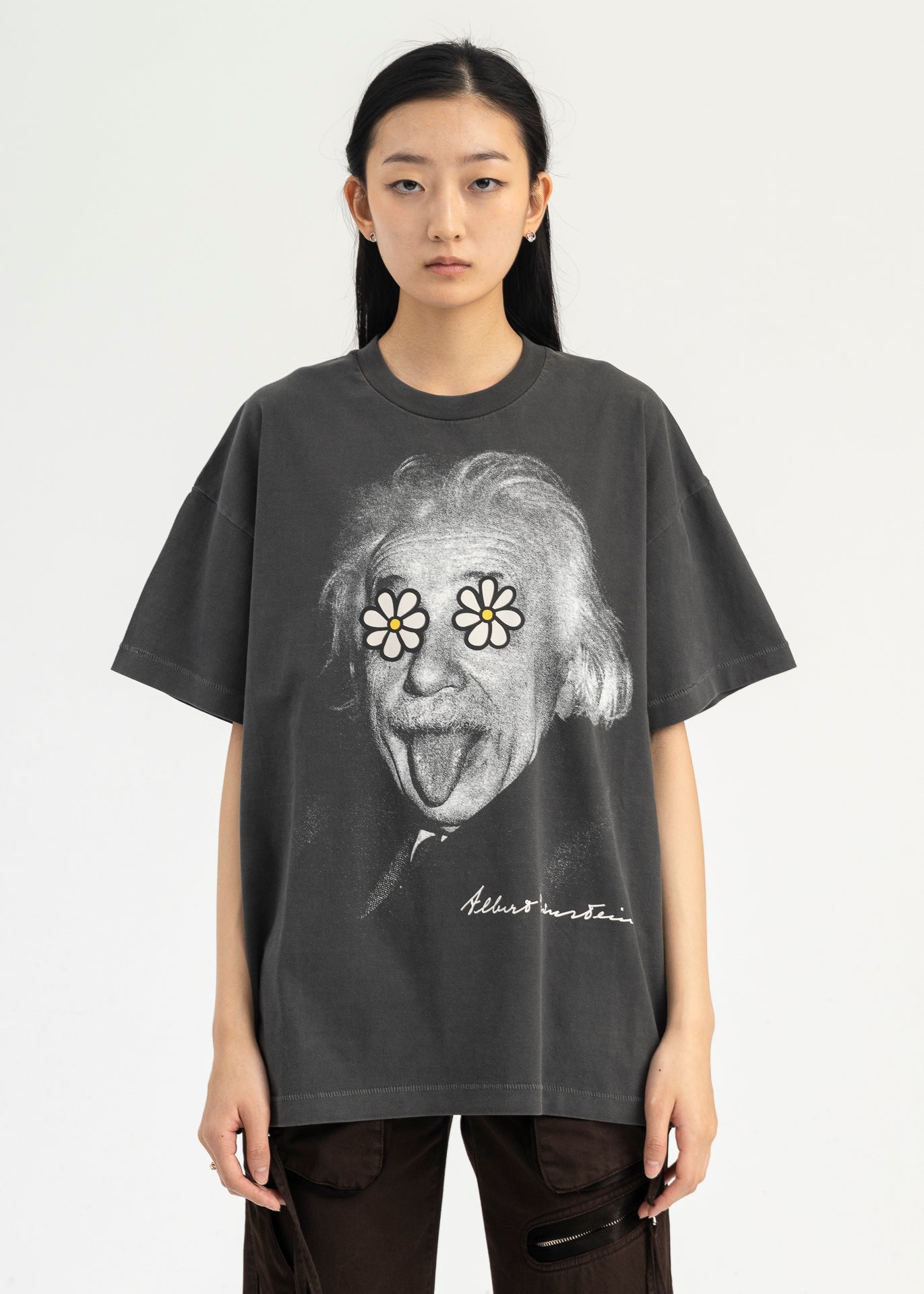 VINTAGE BLACK EINSTEIN T-SHIRT PREORDER – 017 Shop