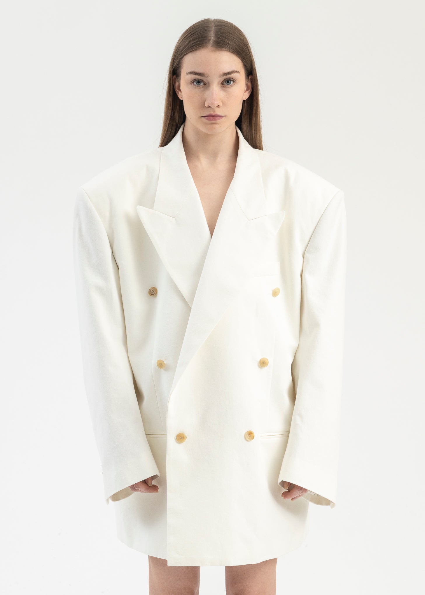 Nature Peaked Lapel Blazer – 017 Shop