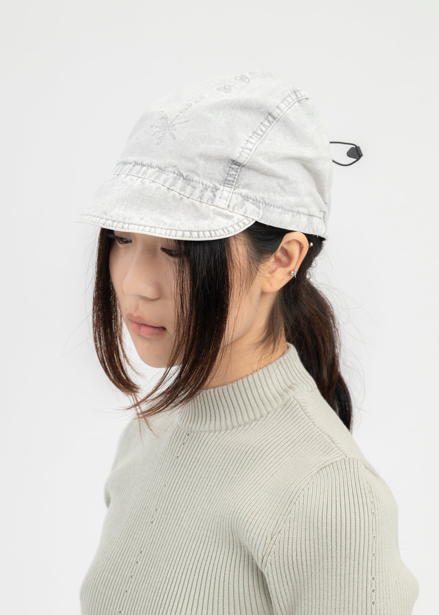 ICE BLUE SHIRRING CAP – 017 Shop
