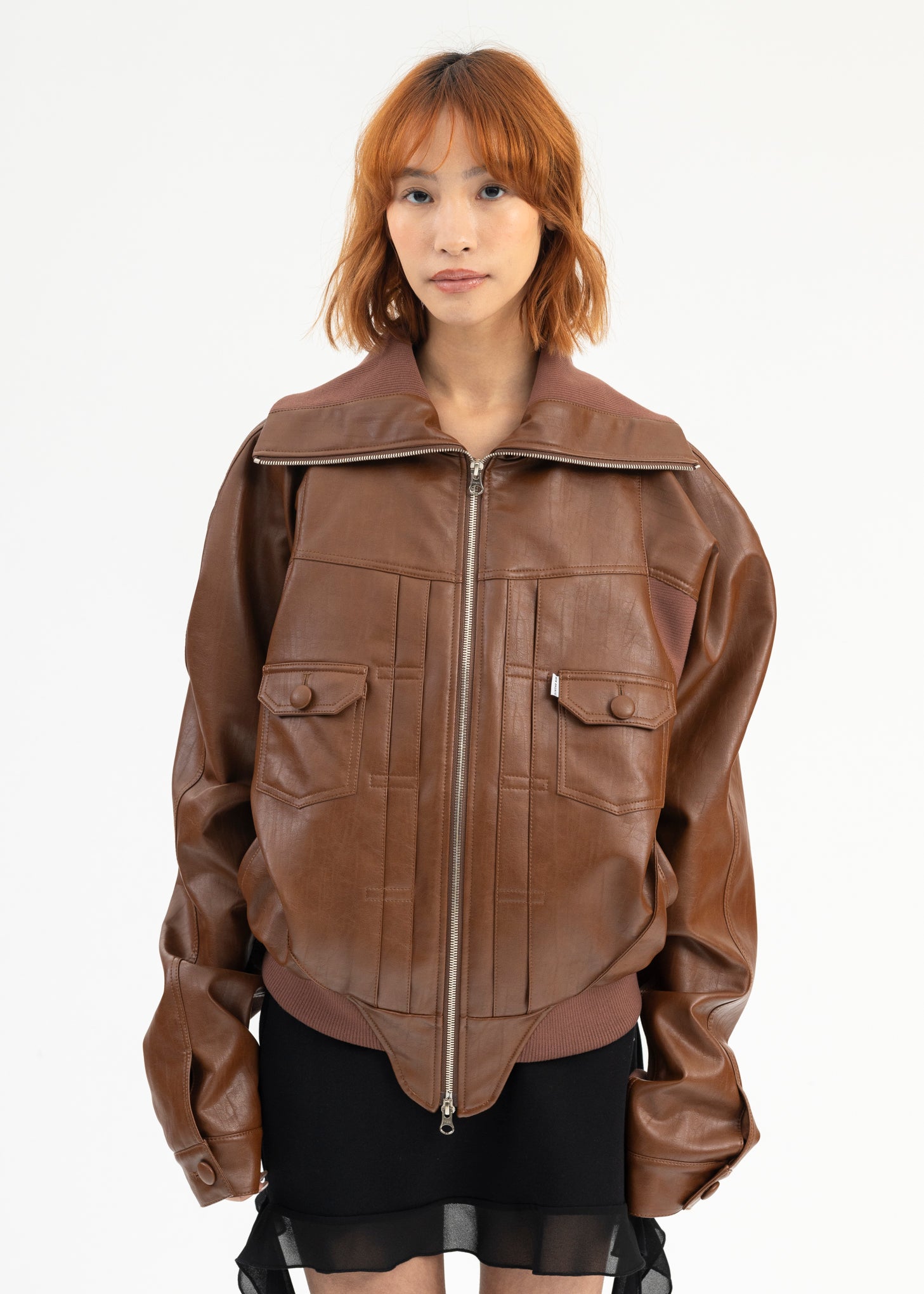 BROWN POURPOINT JACKET – 017 Shop