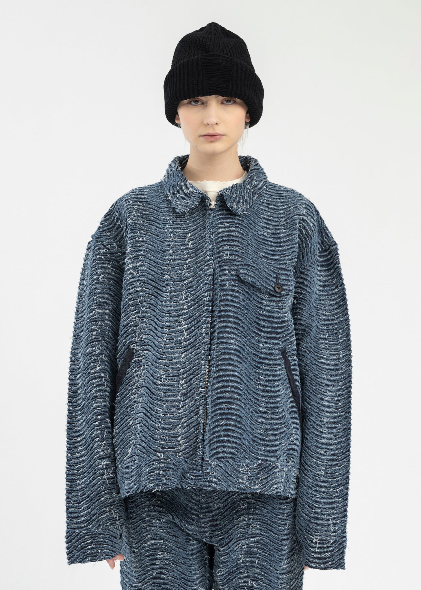 Blue Wave Denim Jacket – 017 Shop