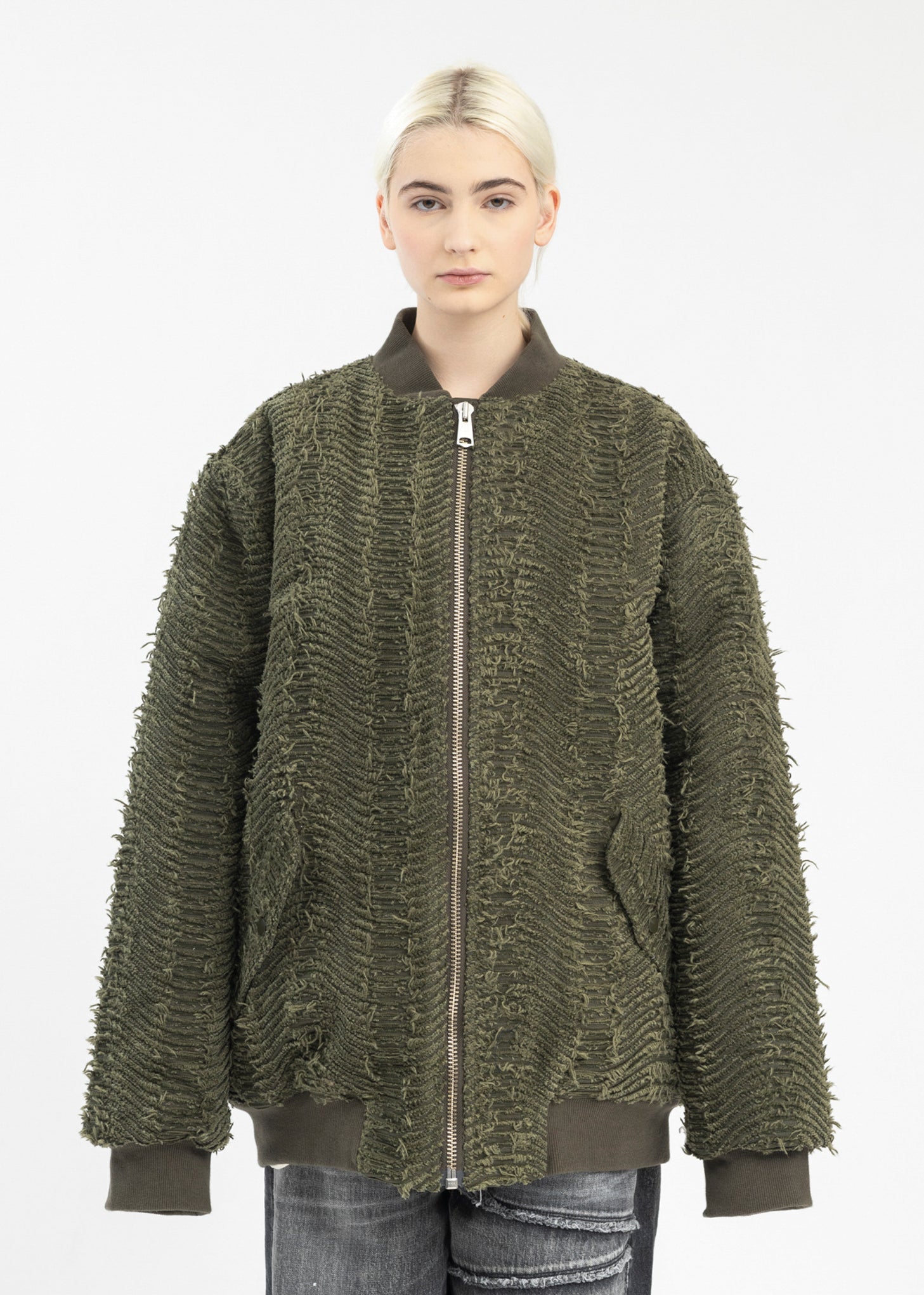 Khaki Wave Ox Blouson – 017 Shop