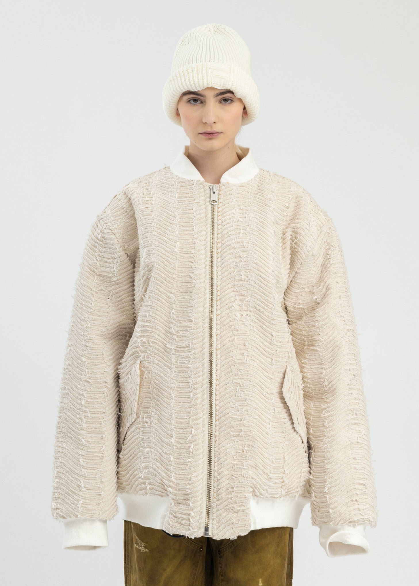 White Wave Ox Blouson – 017 Shop