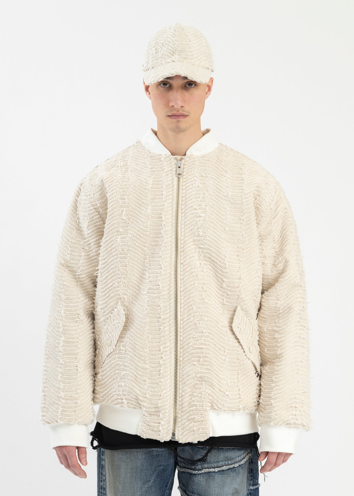 White Wave Ox Blouson – 017 Shop