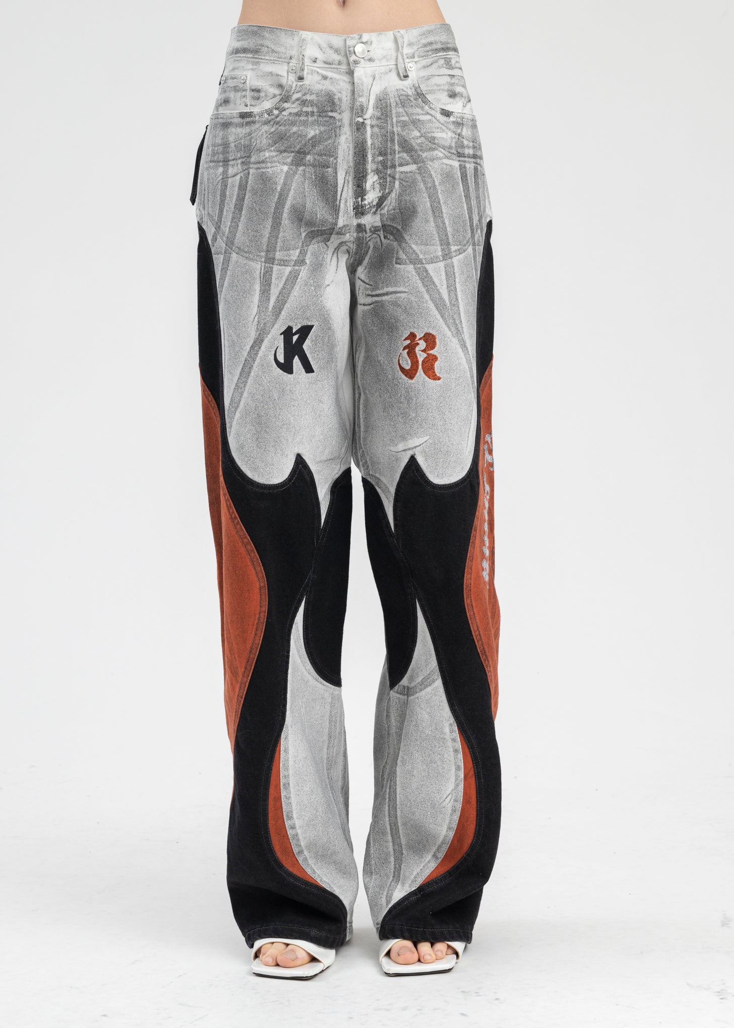 RED/WHITE/BLACK RIDER PANTS – 017 Shop
