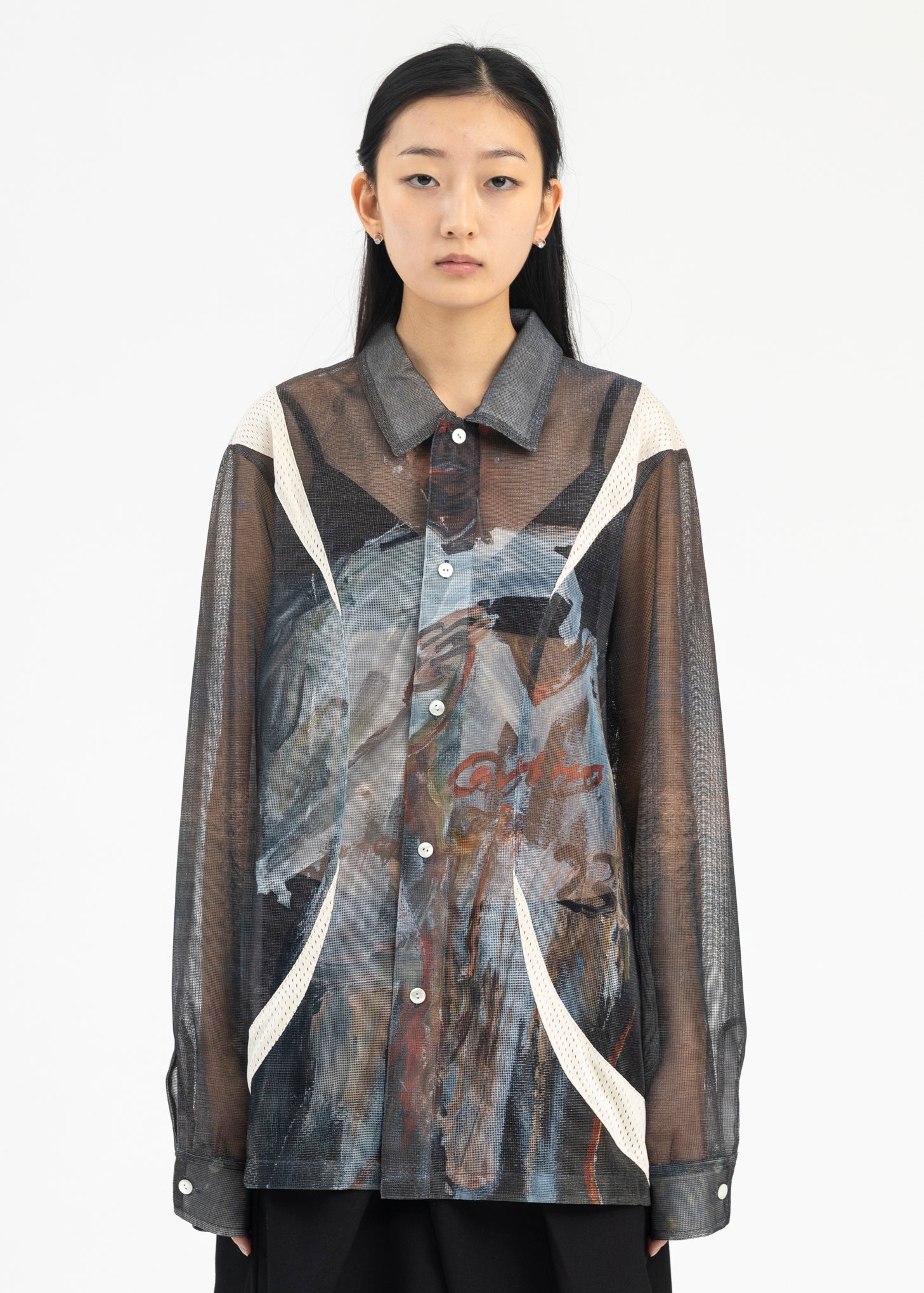 MULTICOLOR LEBRON DEVIN PANELLED LS PRINT SHIRT ARTIST EDITION – 017 Shop