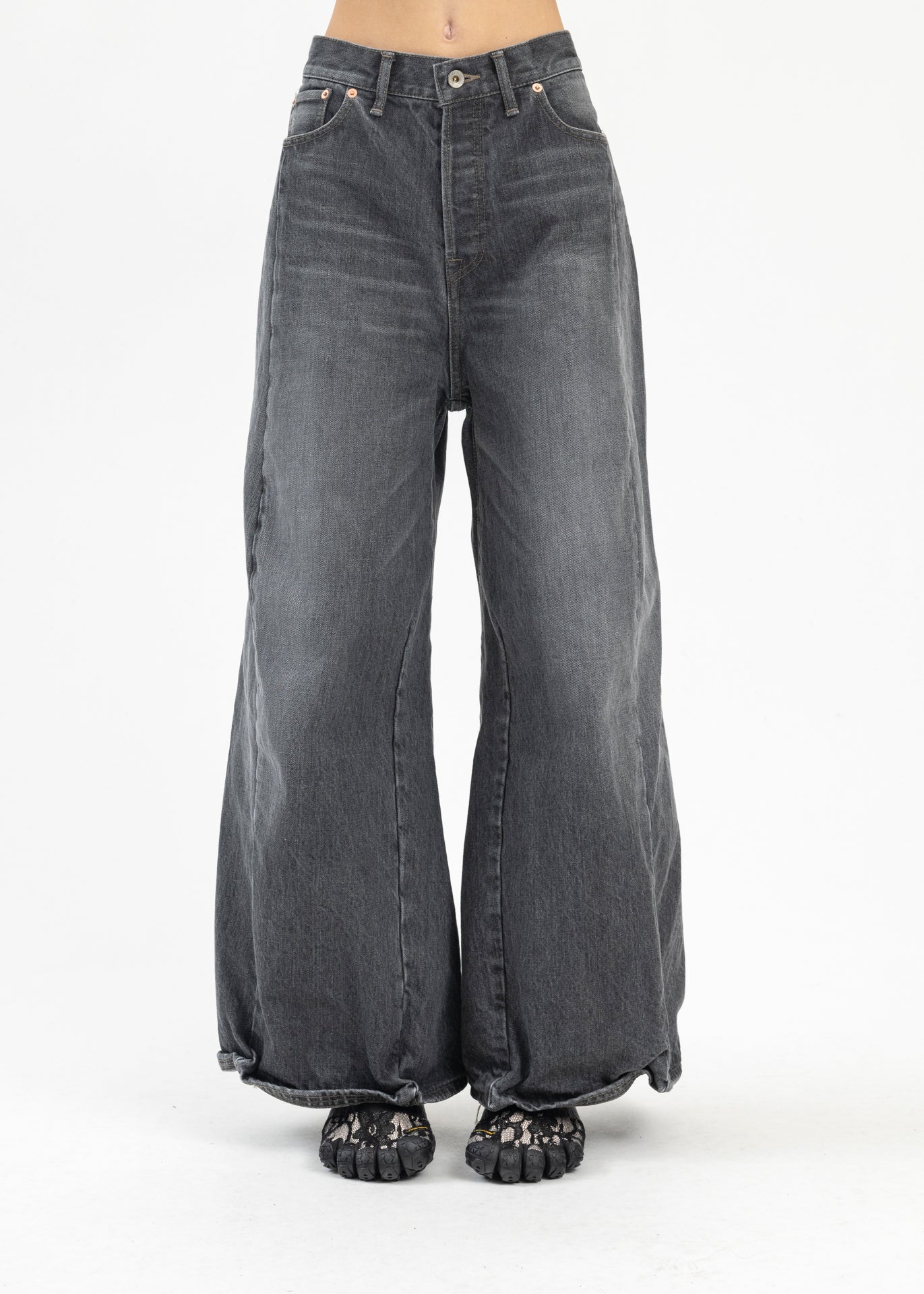 BLACK ROBOT LEGS DENIM PANTS – 017 Shop