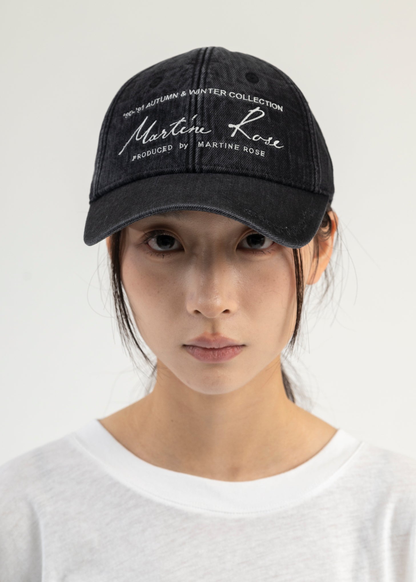 WASHED BLACK SIGNATURE CAP – 017 Shop