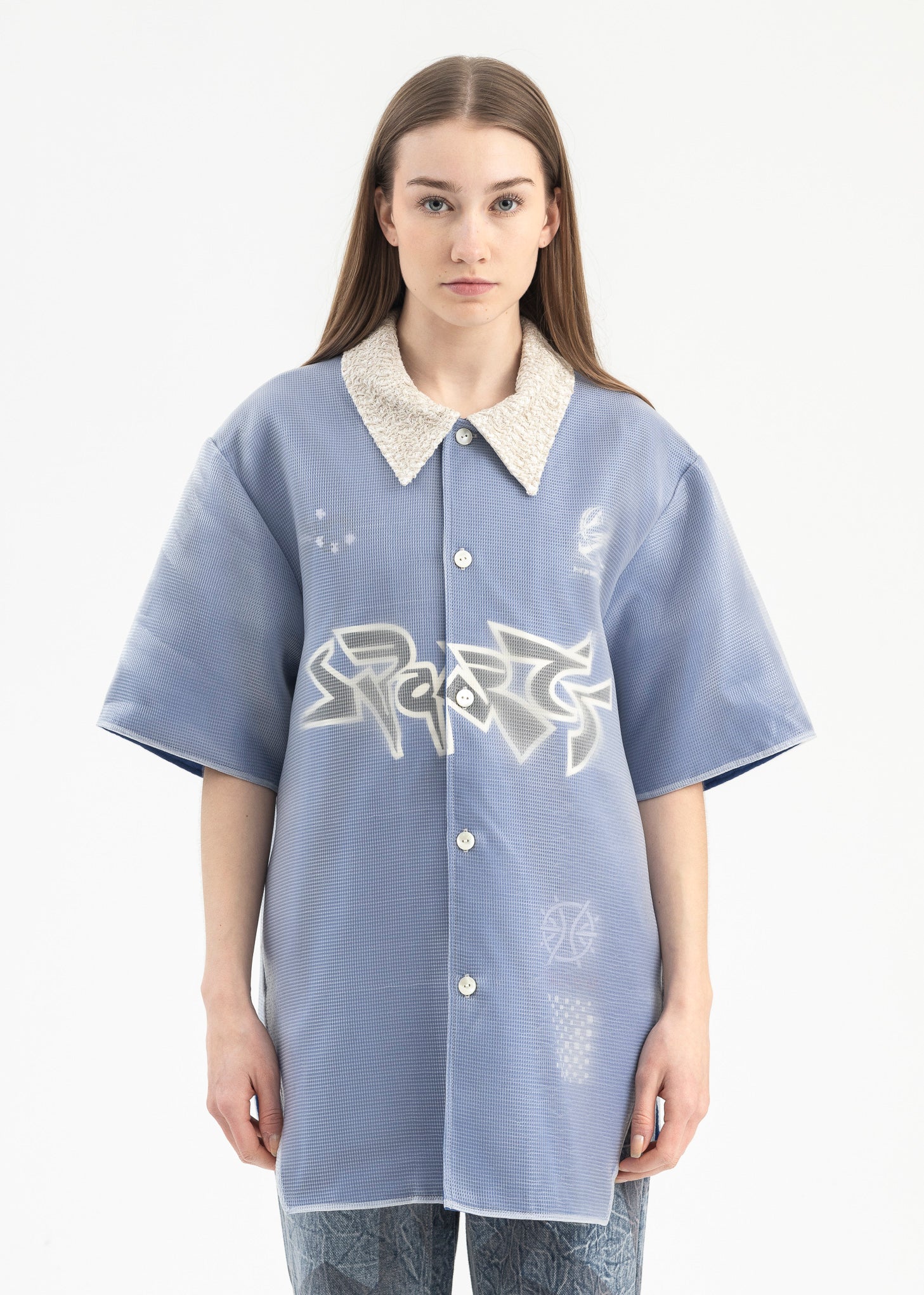 CYBER BLUE WARM UP LAYERED SHIRT – 017 Shop