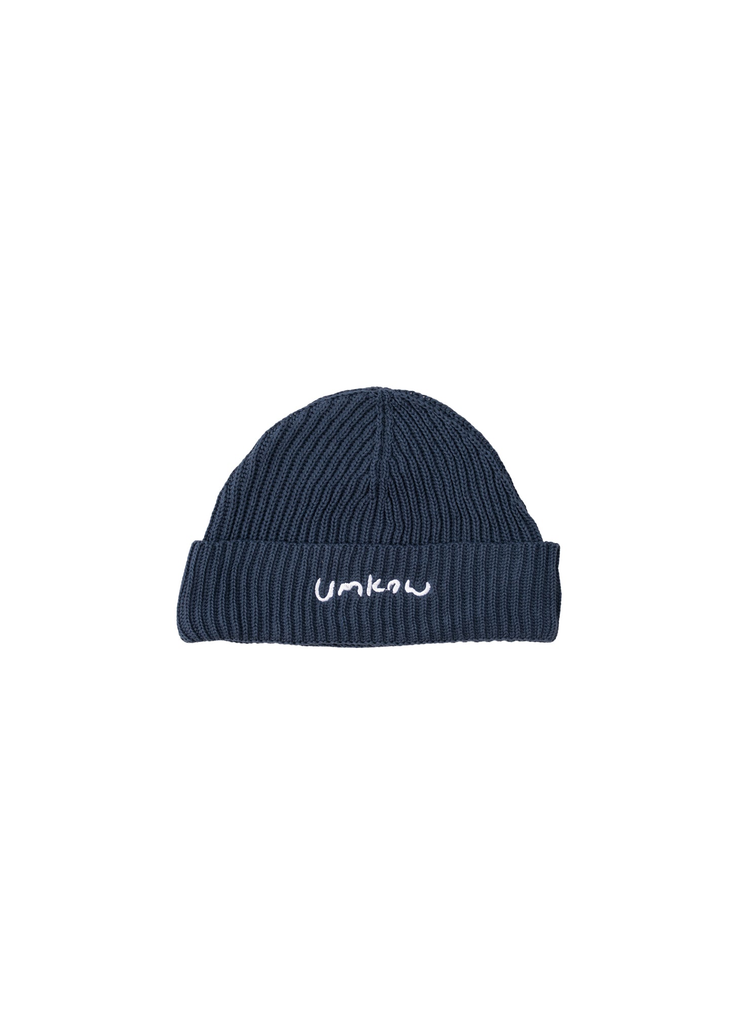 Navy Logo Embroidered Beanie - Preorder – 017 Shop