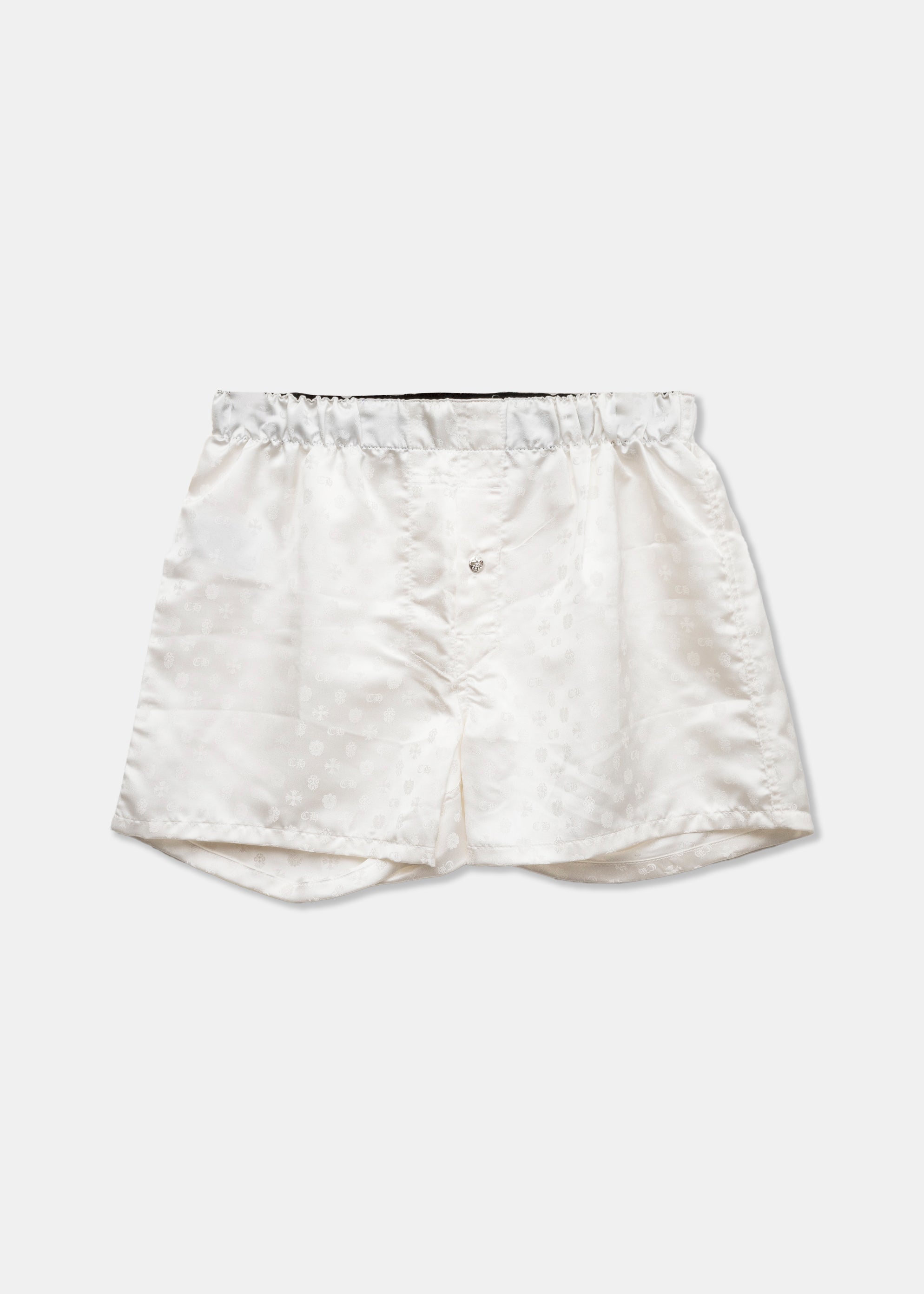 Chrome Hearts CH Printed White Silk Boxers – 017 Shop