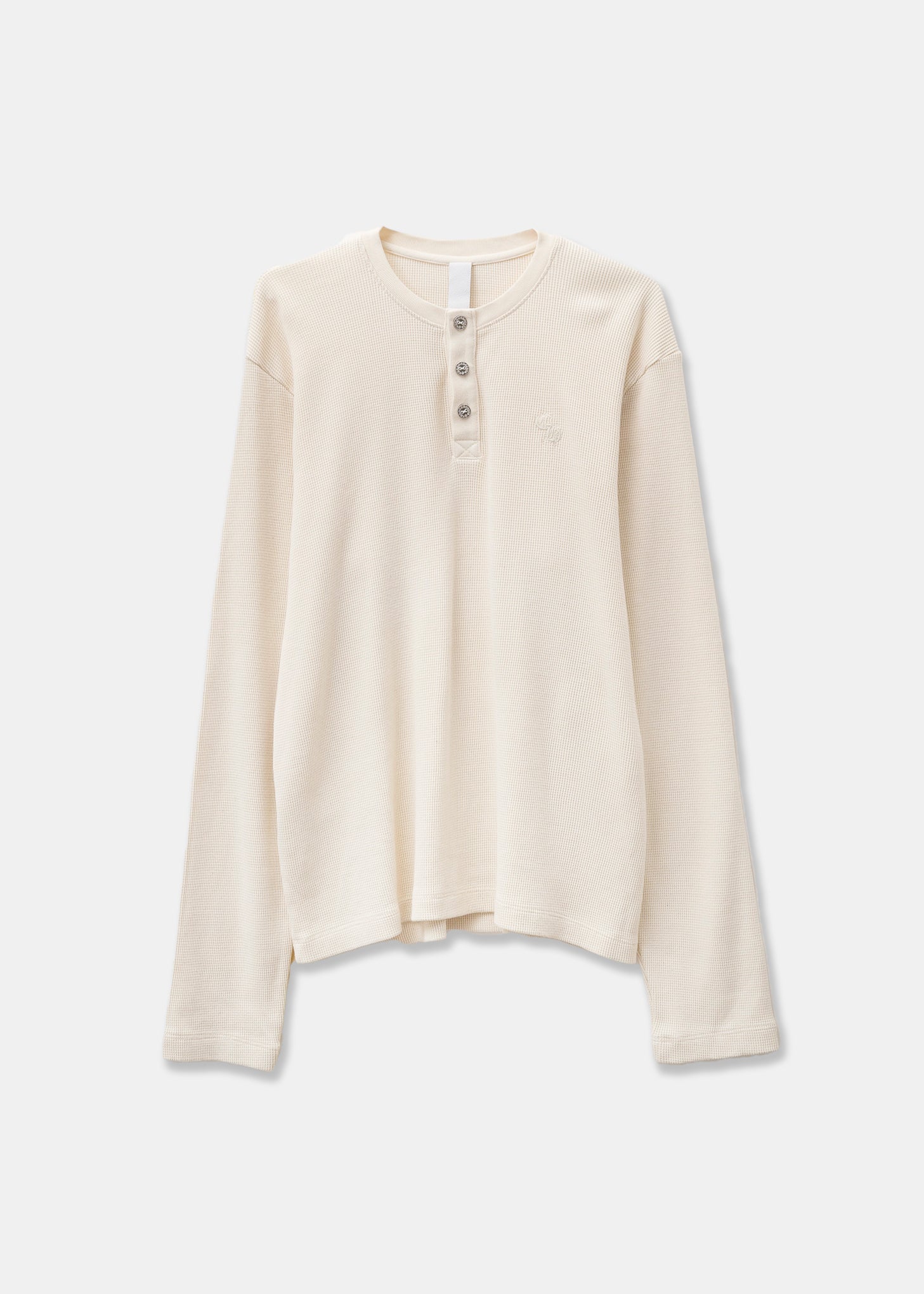 Chrome Hearts Cream Henley Pullover Long Sleeve – 017 Shop