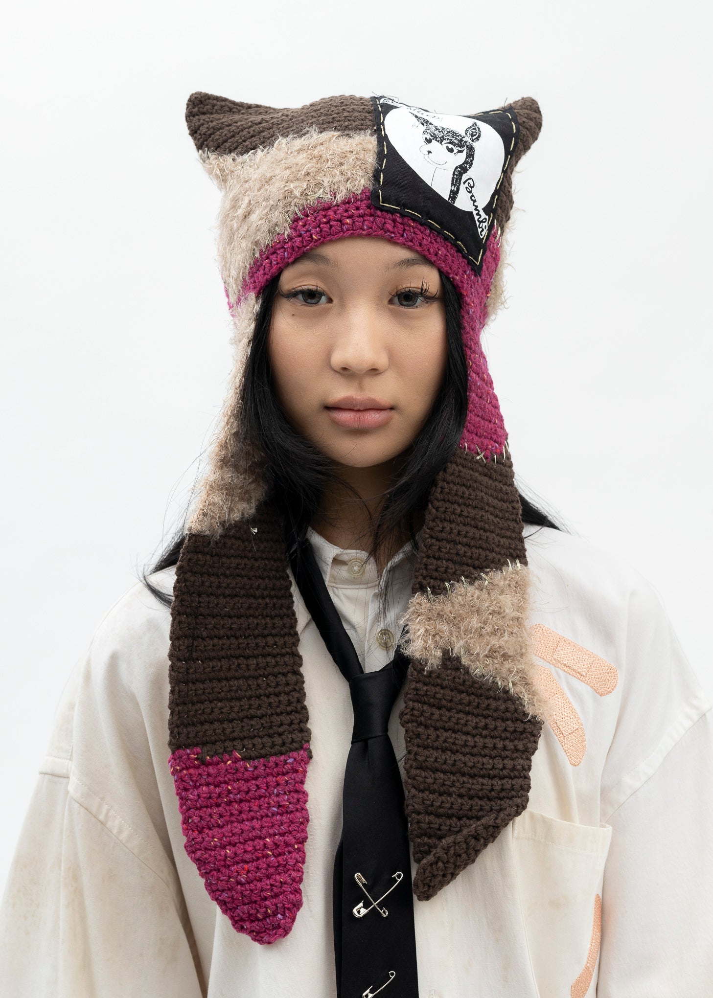 KHAKI GREEN WHO KILLED BAMBI HAND KNIT BEANIE – 017 Shop