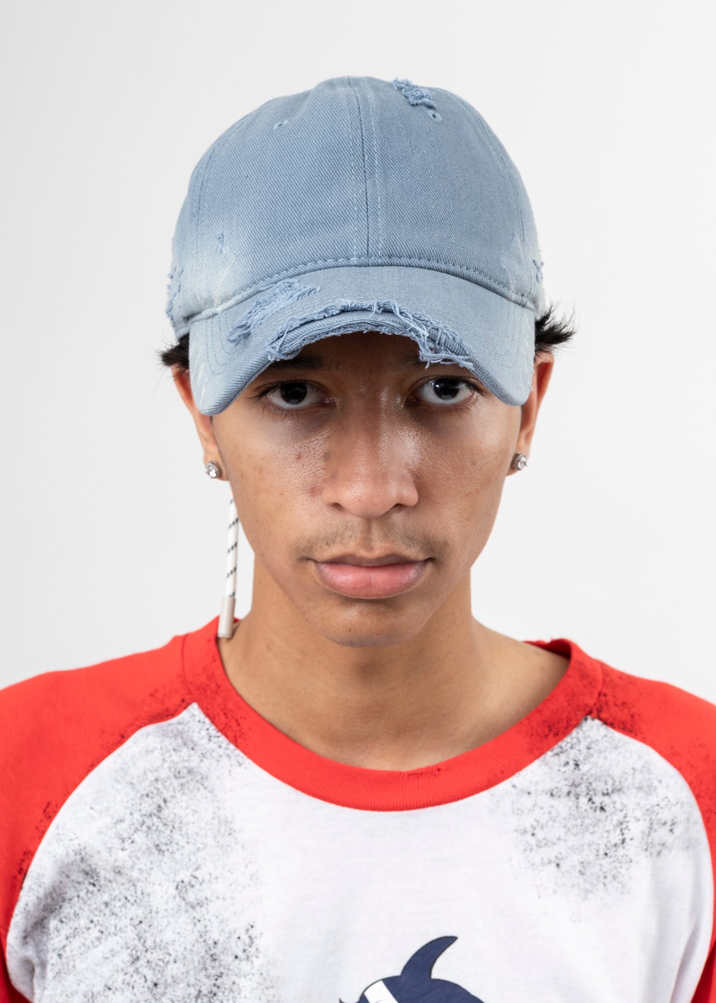 BLUE DISTRESS CAP – 017 Shop
