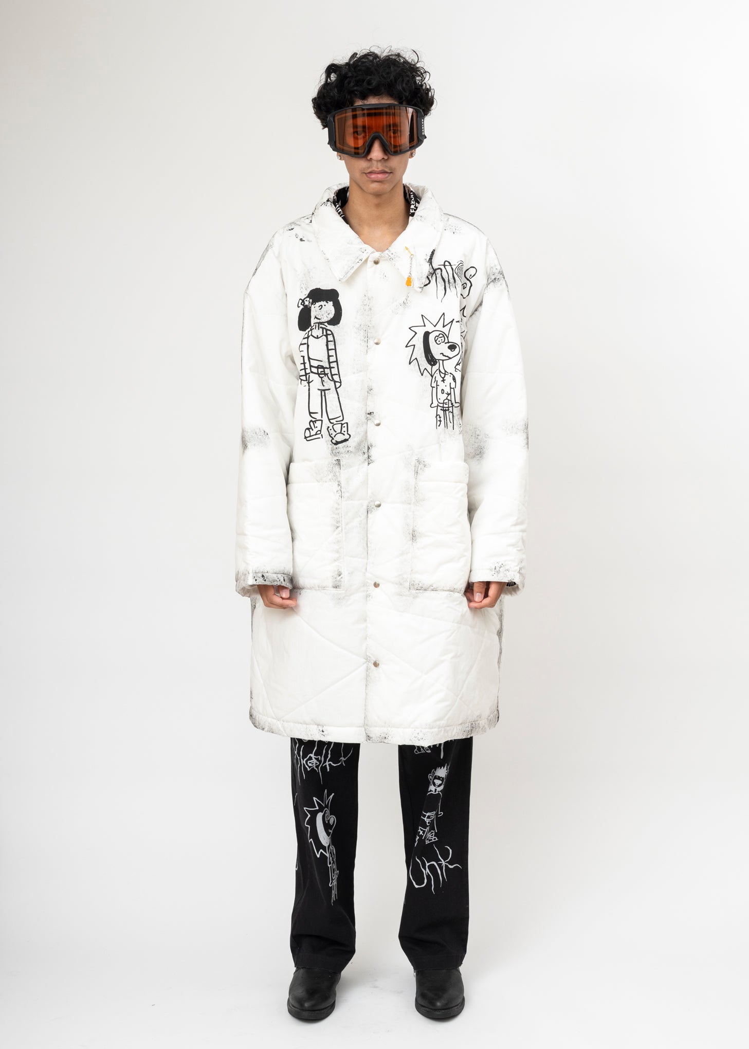 White Fresh Quilted Oversized Coat – 017 Shop