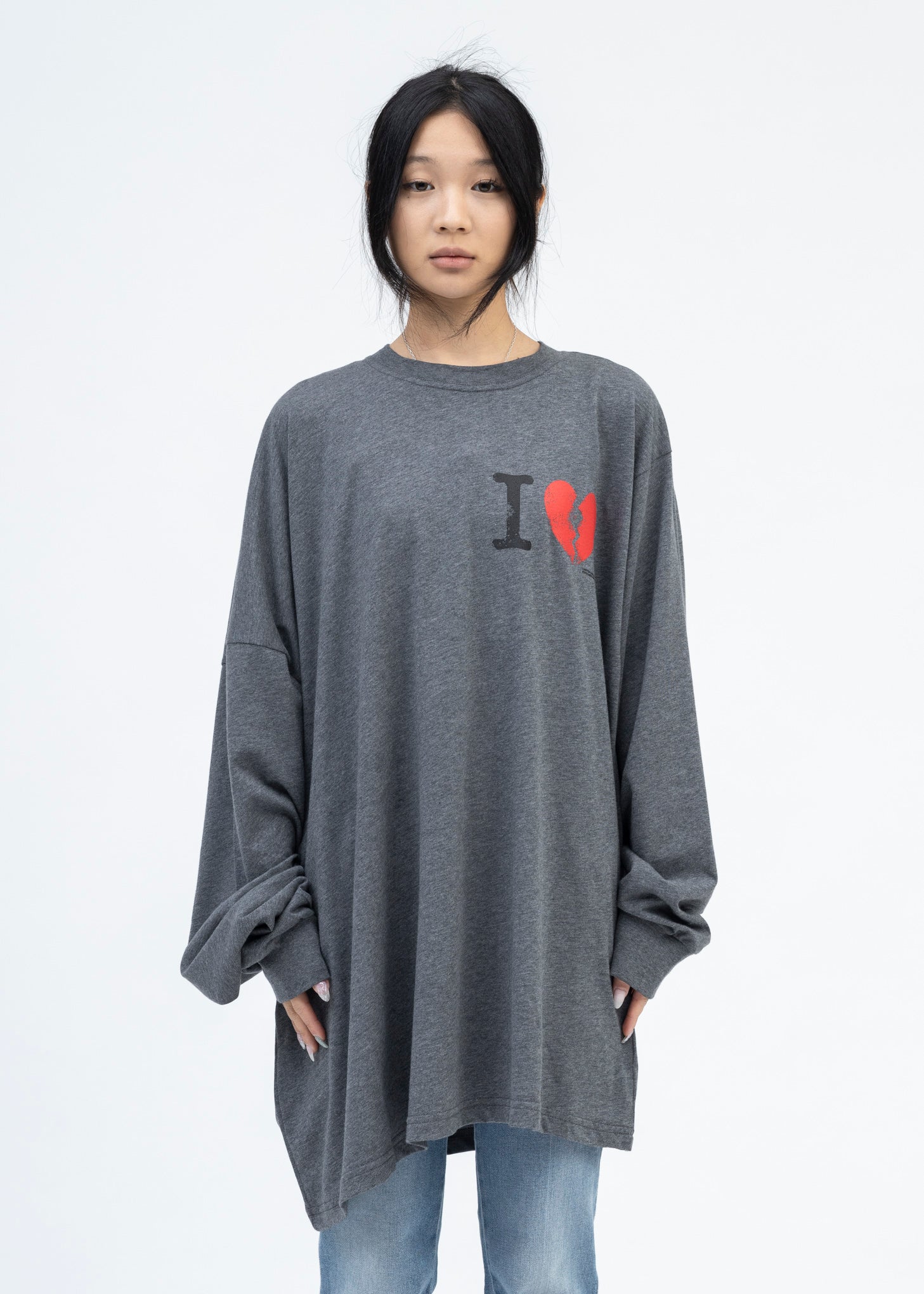 WASHED BLACK I SUFFER LONG SLEEVE – 017 Shop